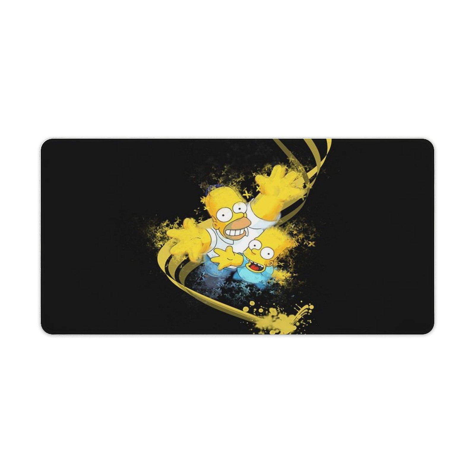 The Simpsons Desk Pad Mouse Pad, Large Gaming Mouse Mat with Stitched ...