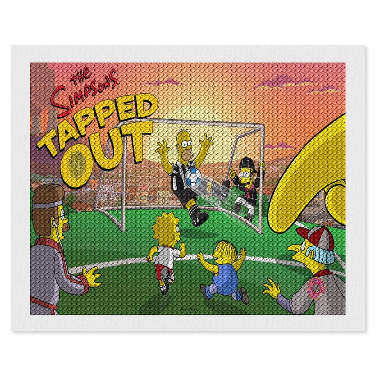 The Simpsons Diamond Arts Kits for Adults Diamond Art Gem Art Painting ...