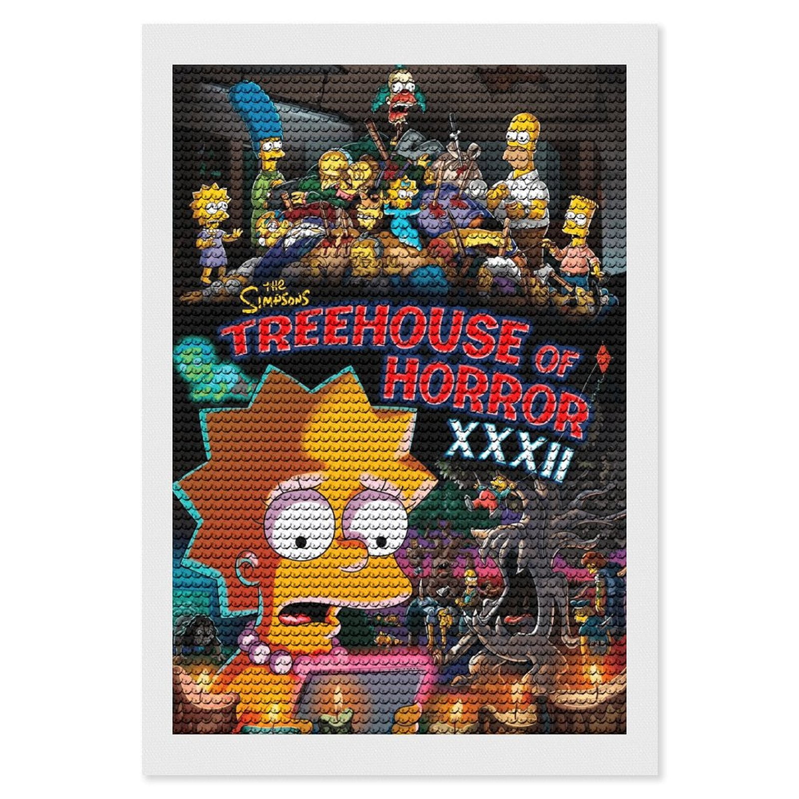 The Simpsons Diamond Arts Kits for Adults Diamond Art Gem Art Painting ...