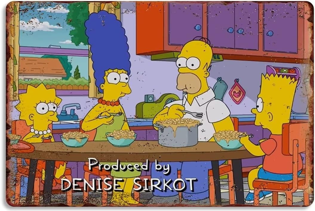The Simpsons Dinner 35 Pieces Wooden Jigsaw Puzzles For Adults-The ...