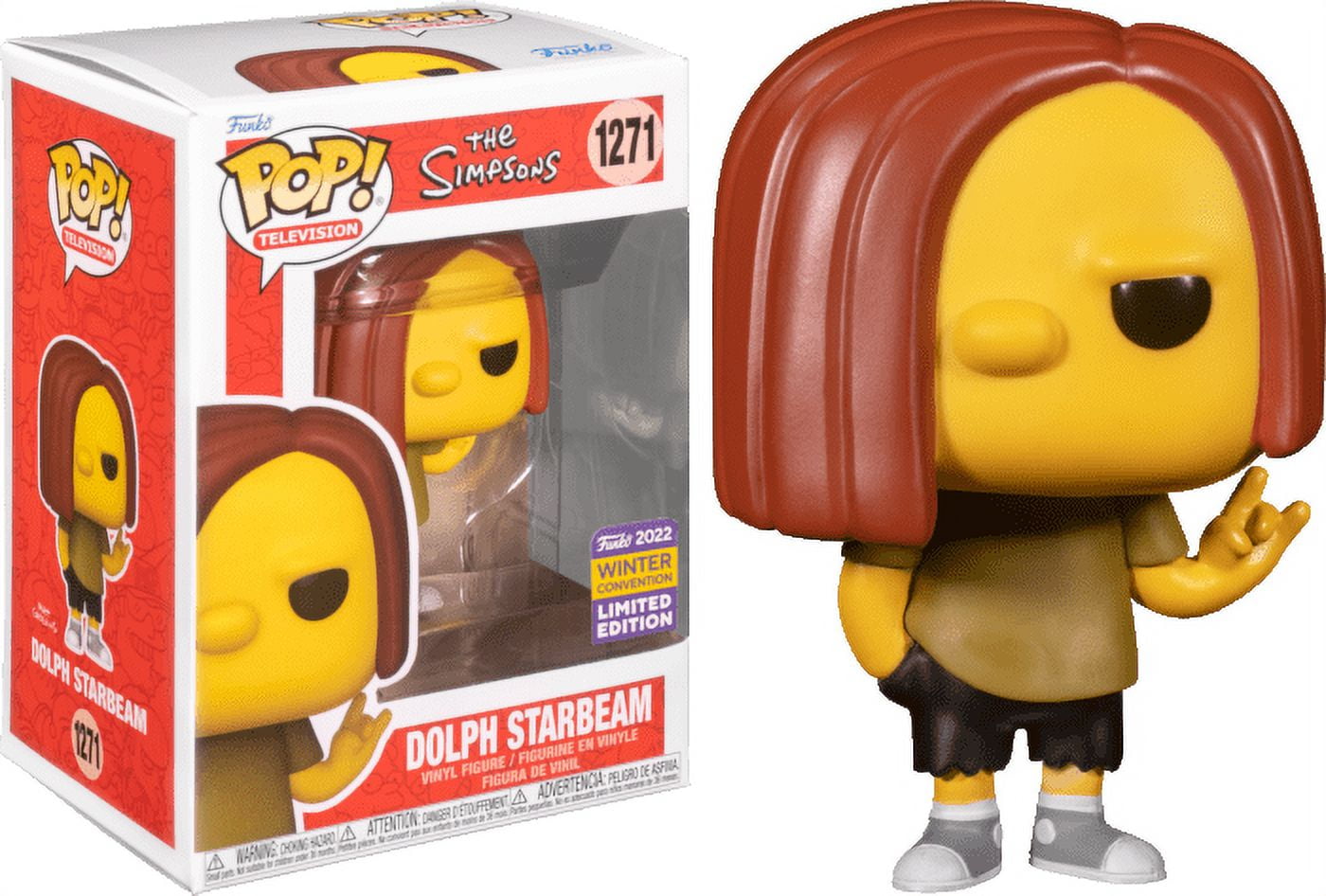 The Simpsons - Dolph Starbeam Pop! Vinyl Figure (2022 Winter Convention ...