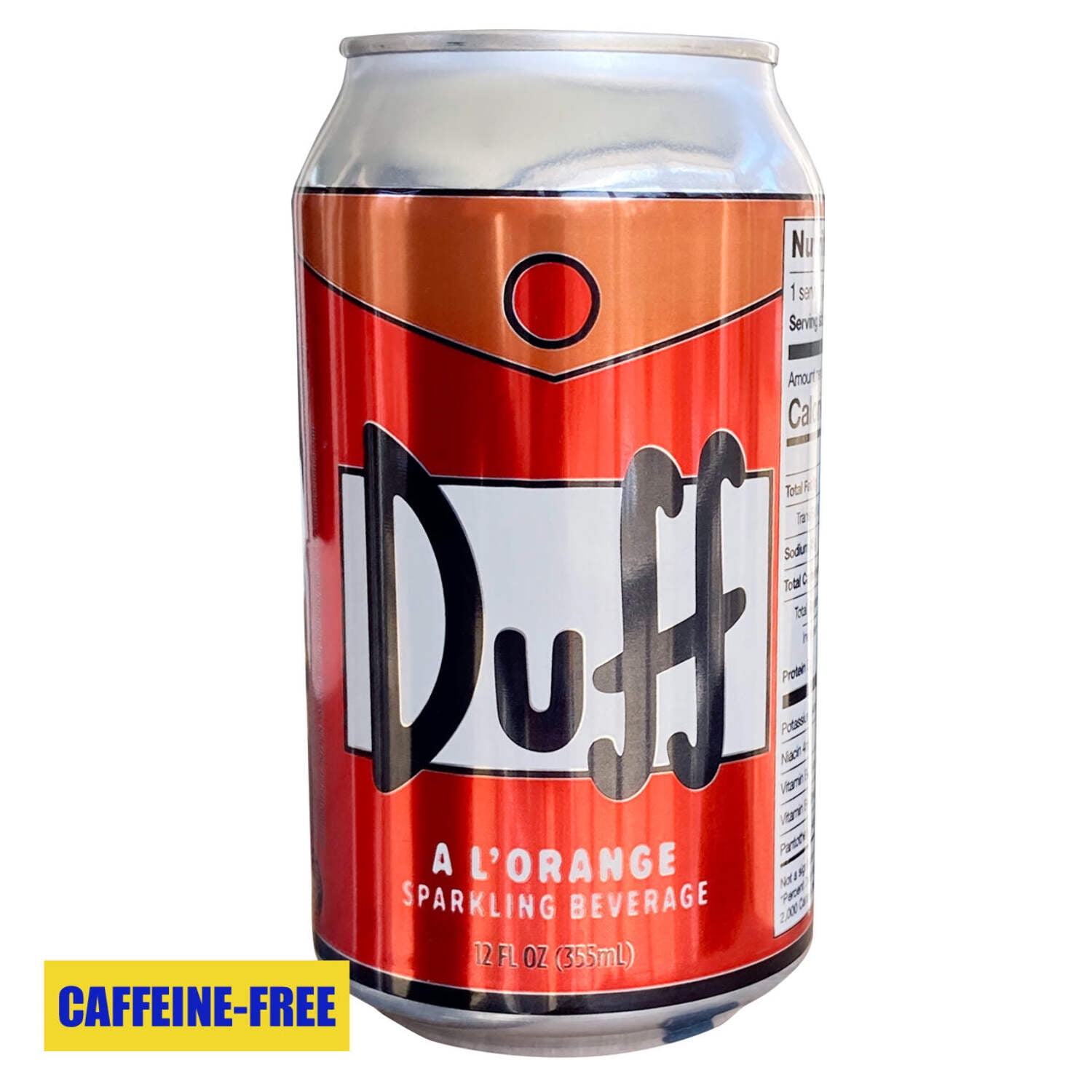 The Simpsons - Duff A L’Orange Carbonated Orange Drink - Walmart.com
