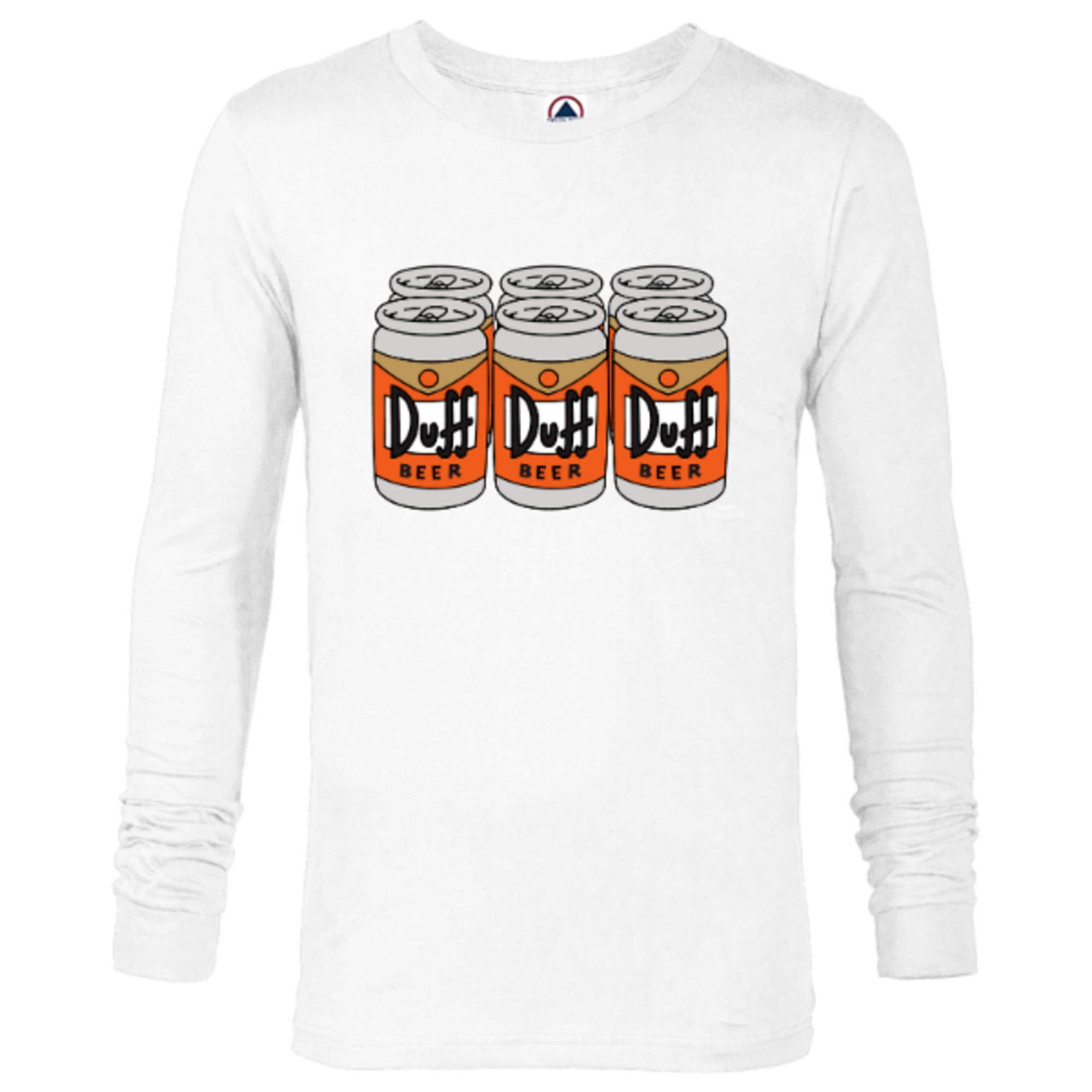The Simpsons Duff Beer Six Pack - Long Sleeve T-Shirt for Men ...
