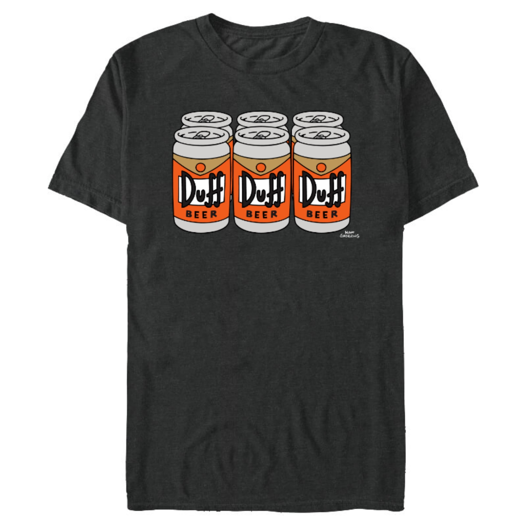 The Simpsons Duff Beer Six Pack - Short Sleeve Blended T-Shirt for ...