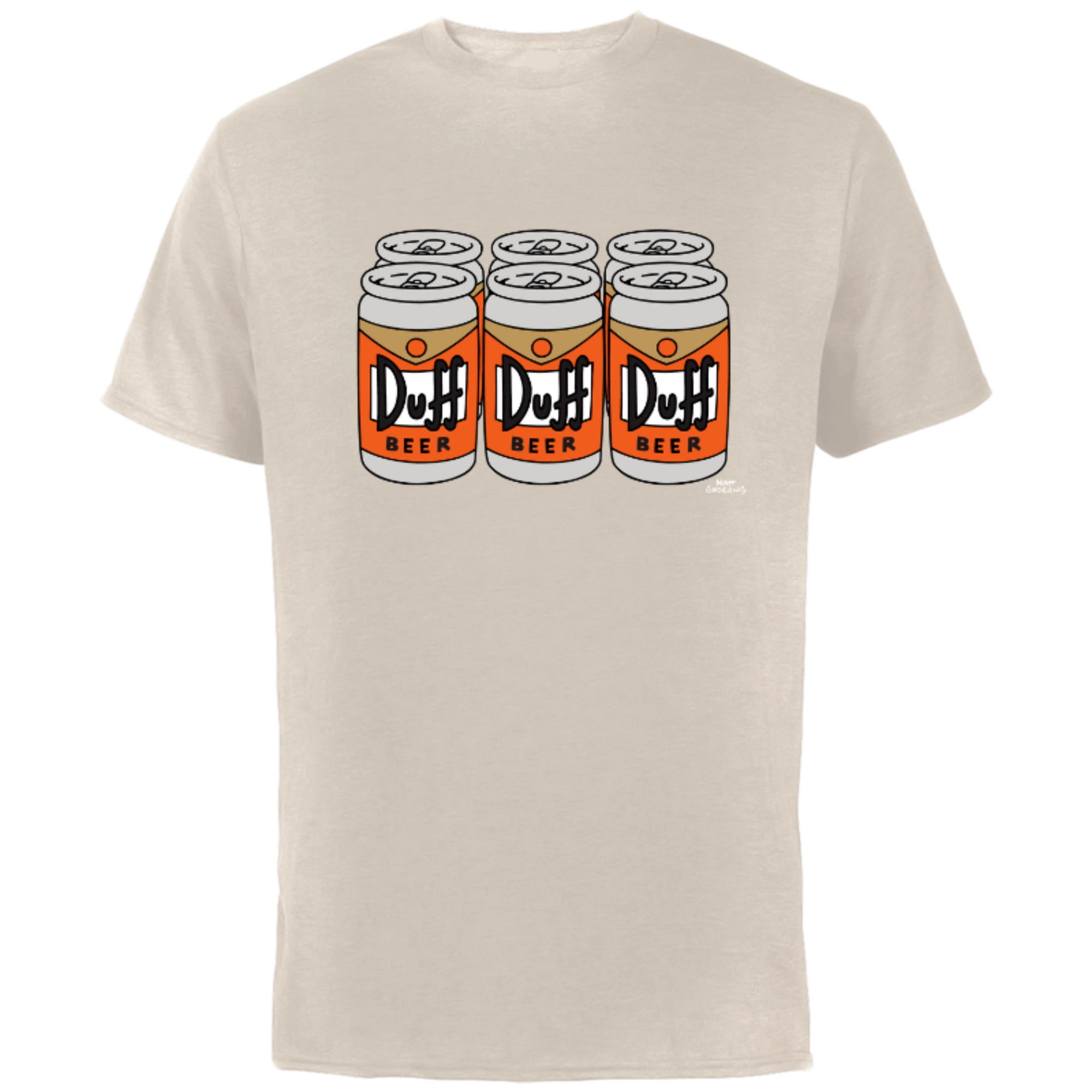 The Simpsons Duff Beer Six Pack - Short Sleeve Cotton T-Shirt for ...