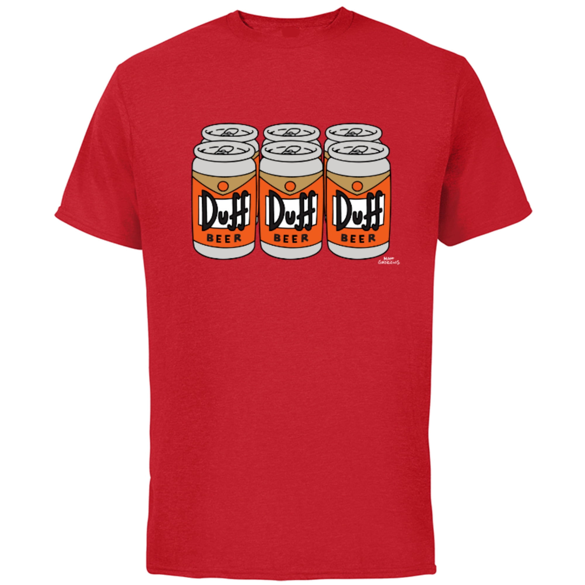 The Simpsons Duff Beer Six Pack - Short Sleeve Cotton T-Shirt for ...