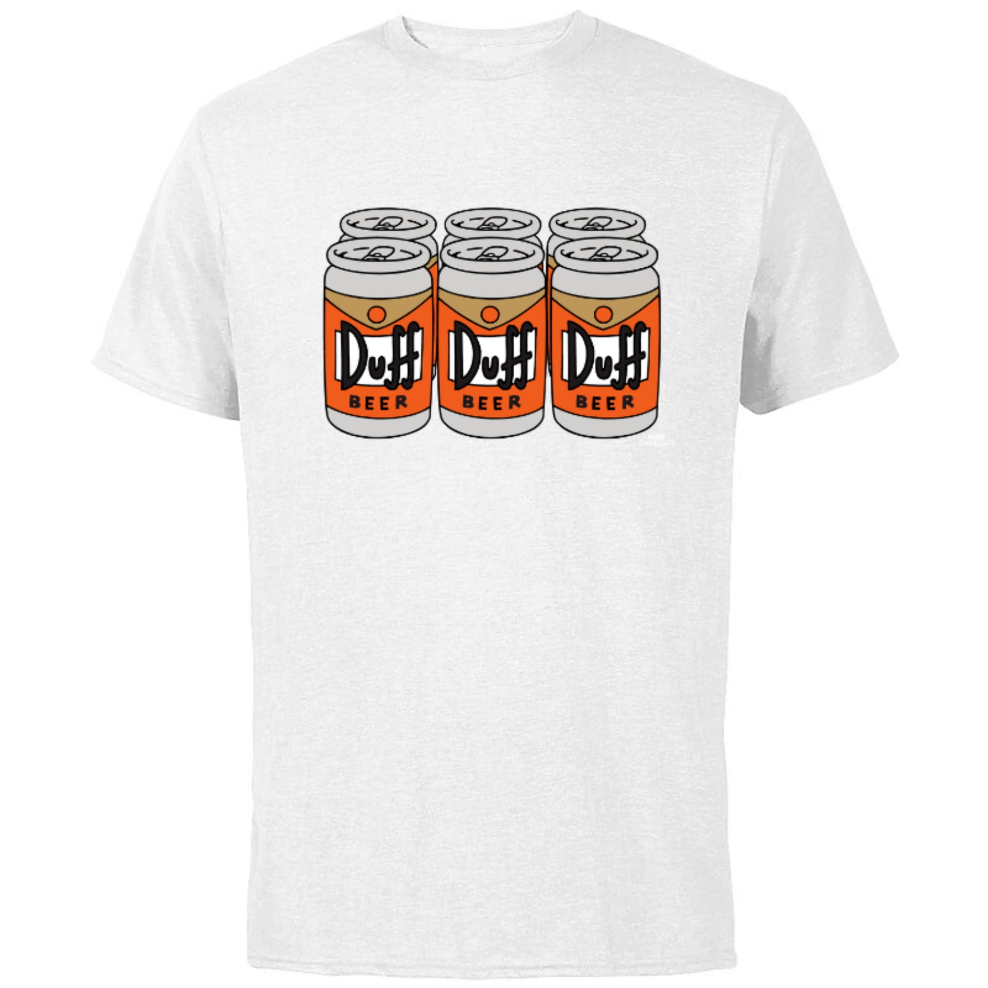 The Simpsons Duff Beer Six Pack - Short Sleeve Cotton T-Shirt for ...