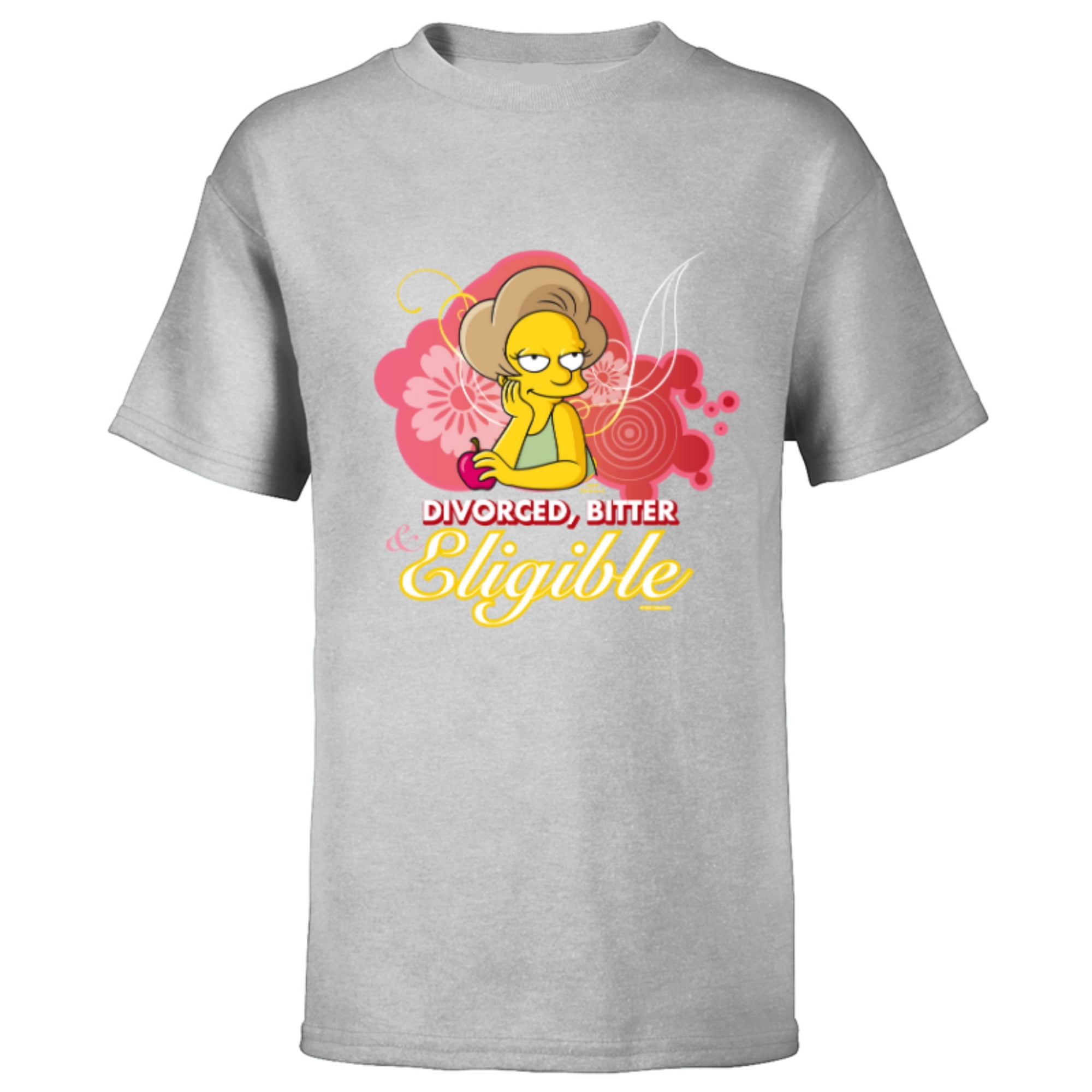 The Simpsons Edna Krabappel Divorced Bitter Eligible Retro - Short ...
