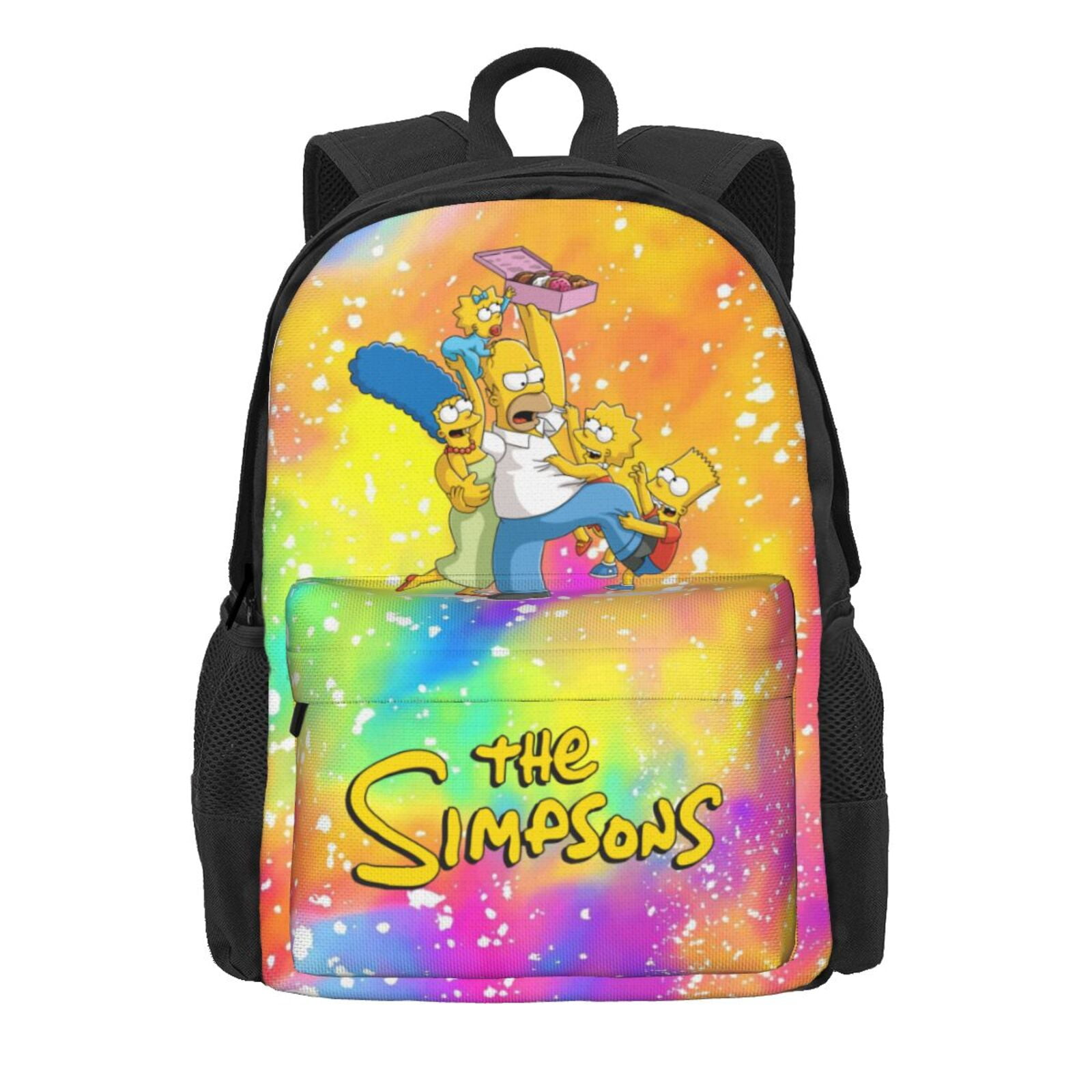 The Simpsons Family Backpack Adjustable Daypack Large Capacity School ...