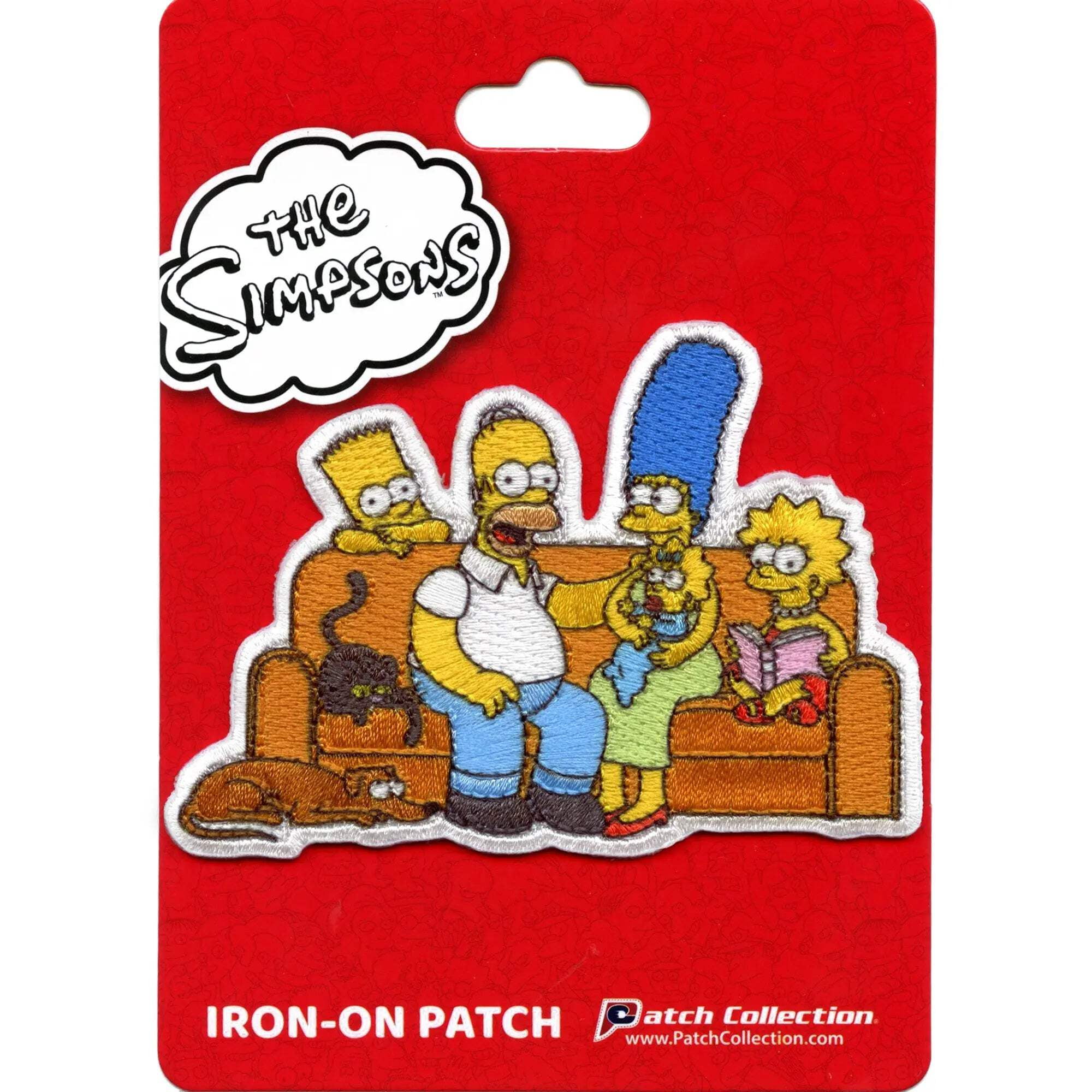The Simpsons Family Portrait Patch Homer Bart Marge Lisa Embroidered ...