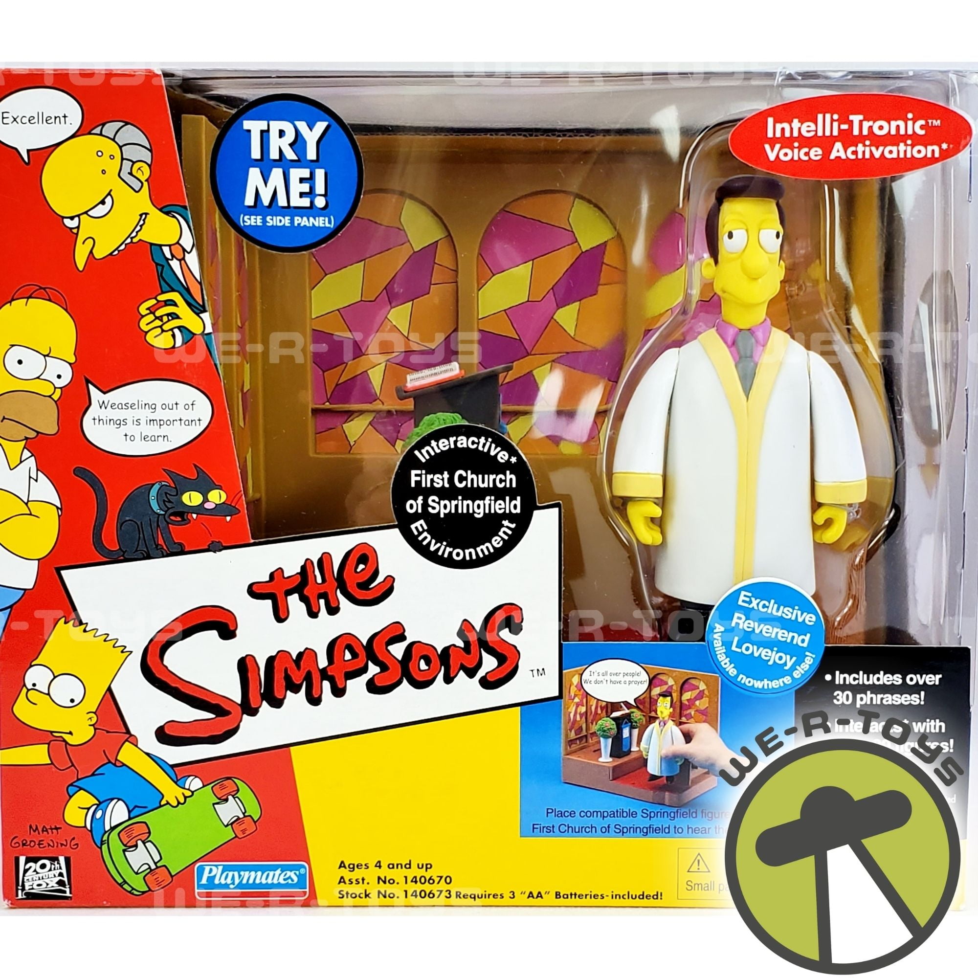 The Simpsons First Church of Springfield Interactive Environment 1990 ...
