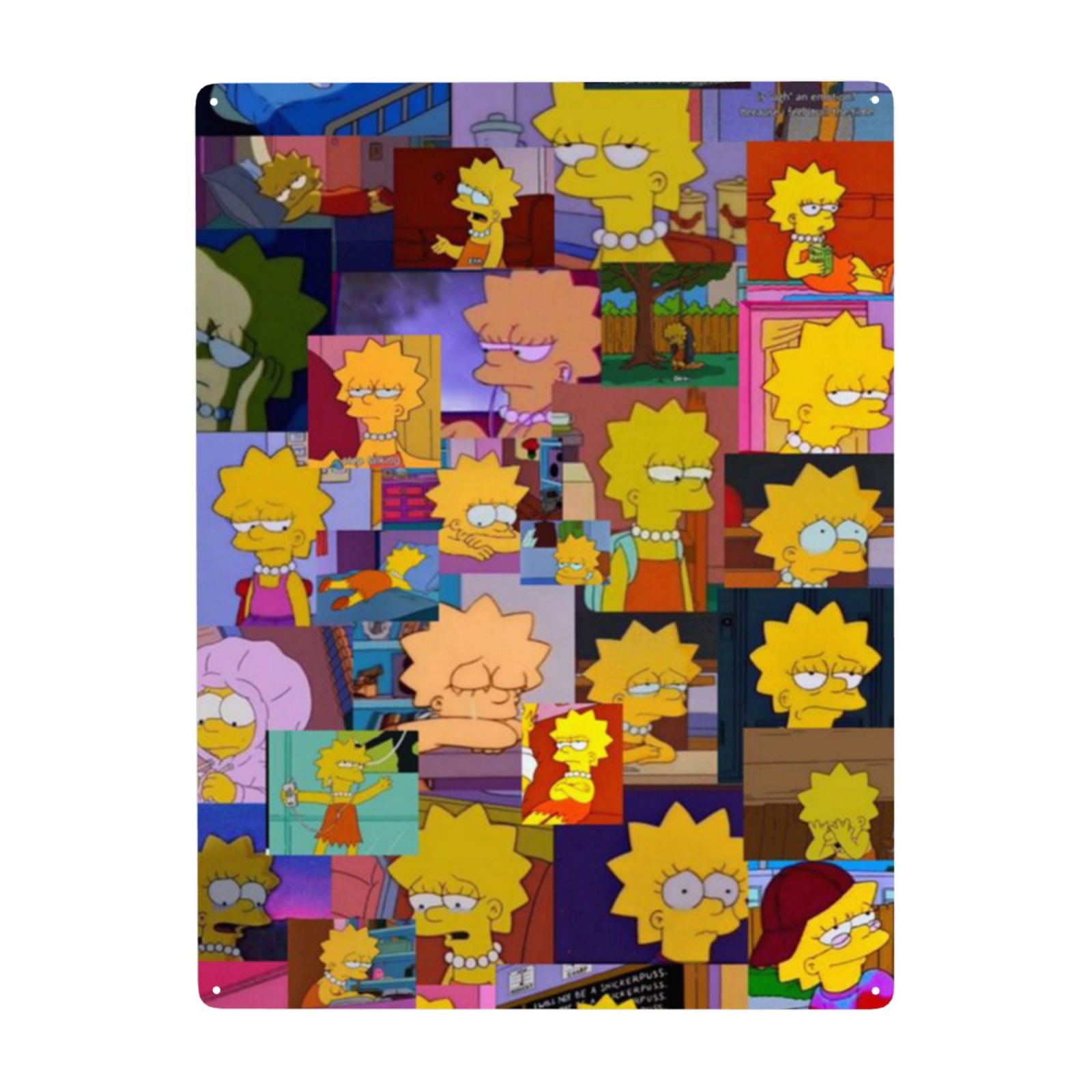 The Simpsons Funny Metal Sign Decor 30x40cm Wall Art Sign for Home ...