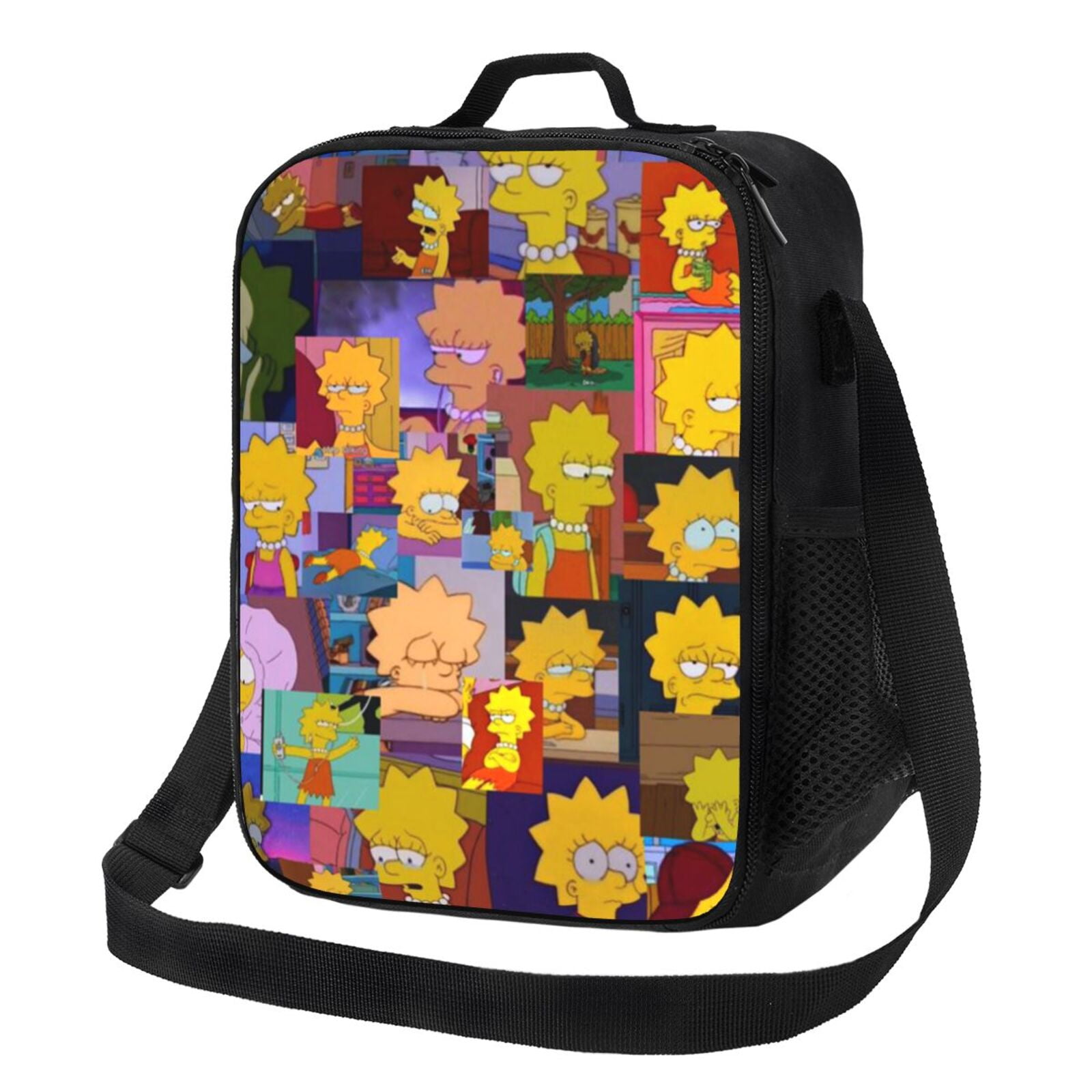 The Simpsons Funny Portable Lunch Bag Tote Bento Bag Insulated Cooler ...