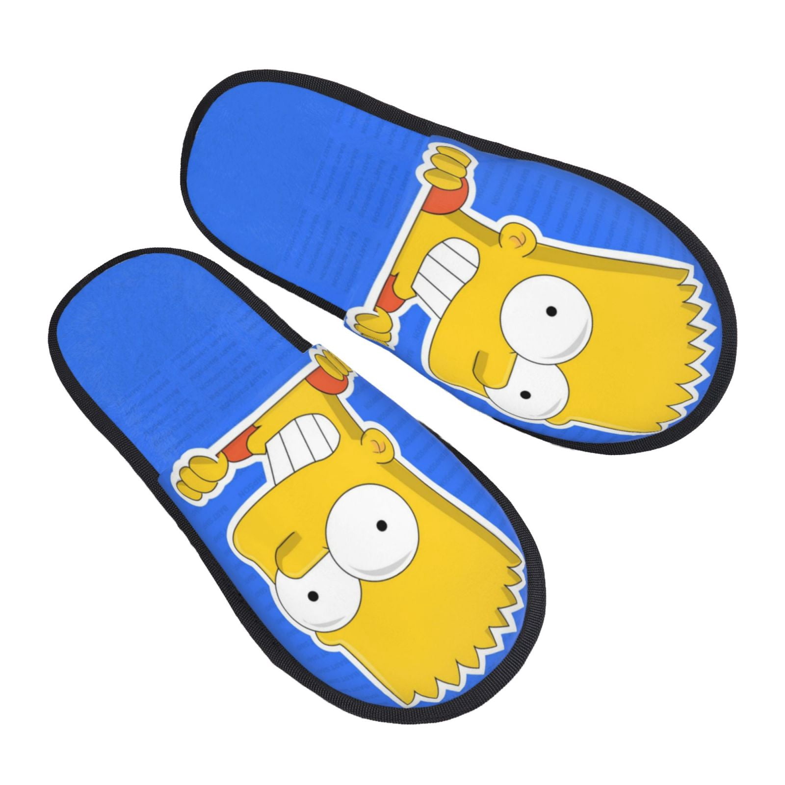 The Simpsons Furry Slippers For Men Women Fuzzy House Slippers Winter ...