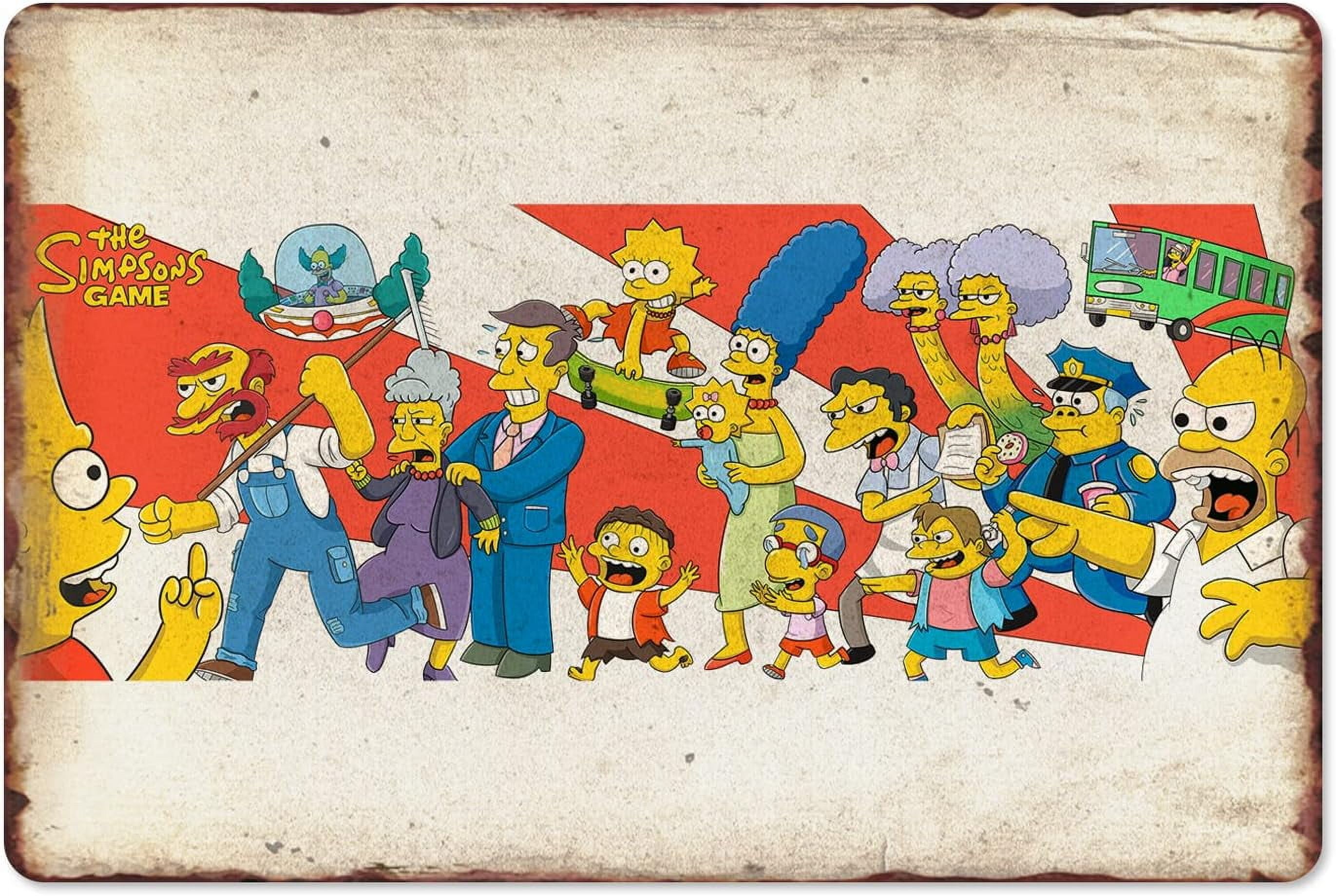 The Simpsons Game 70 Pieces Wooden Jigsaw Puzzles For Adults-Suitable ...