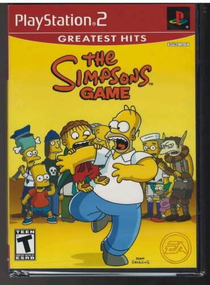 The Simpsons Game (Greatest Hits) PS2 (Brand New Factory Sealed US ...