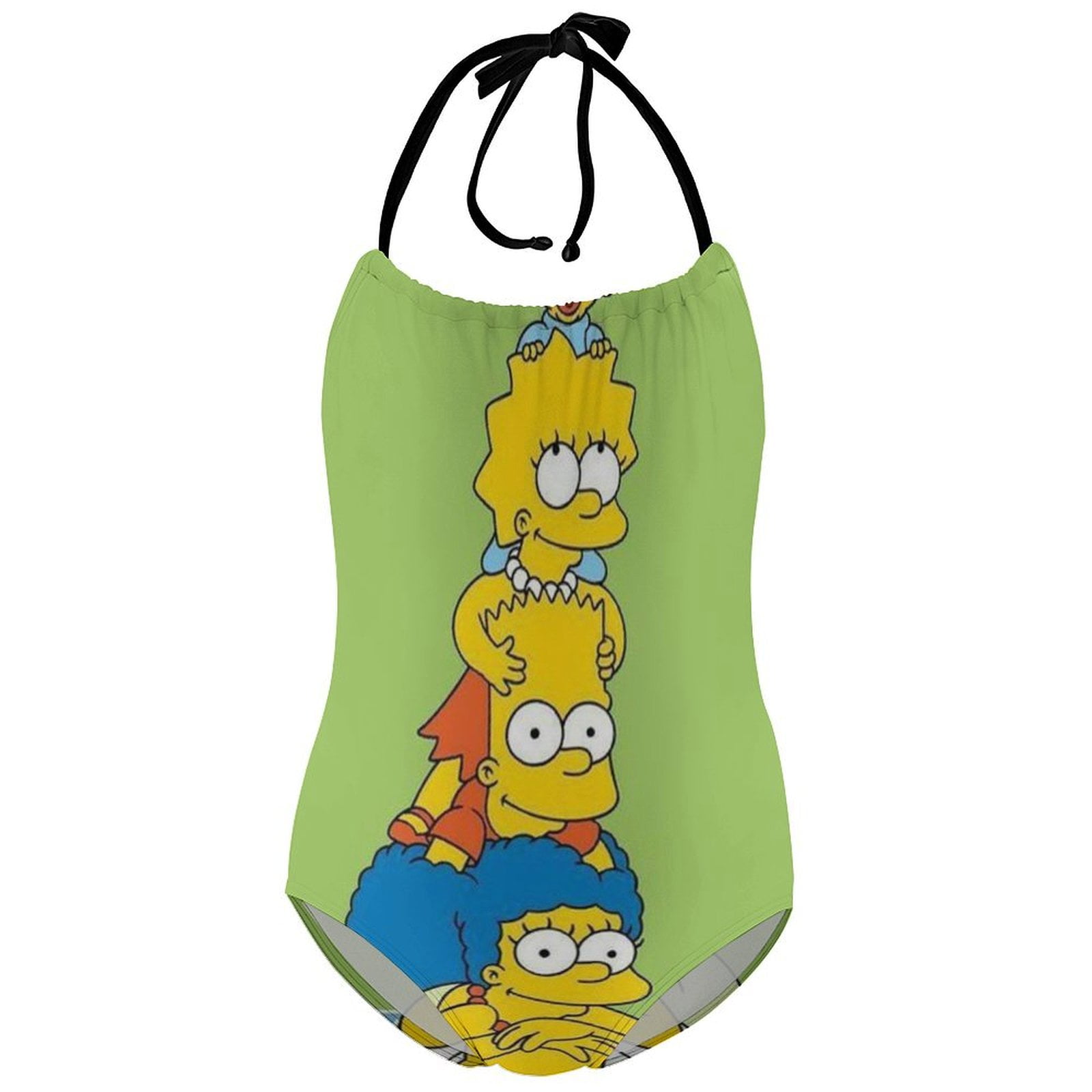 The Simpsons Girls One-piece Swimsuit Summer Kid's Beach Swimwear ...