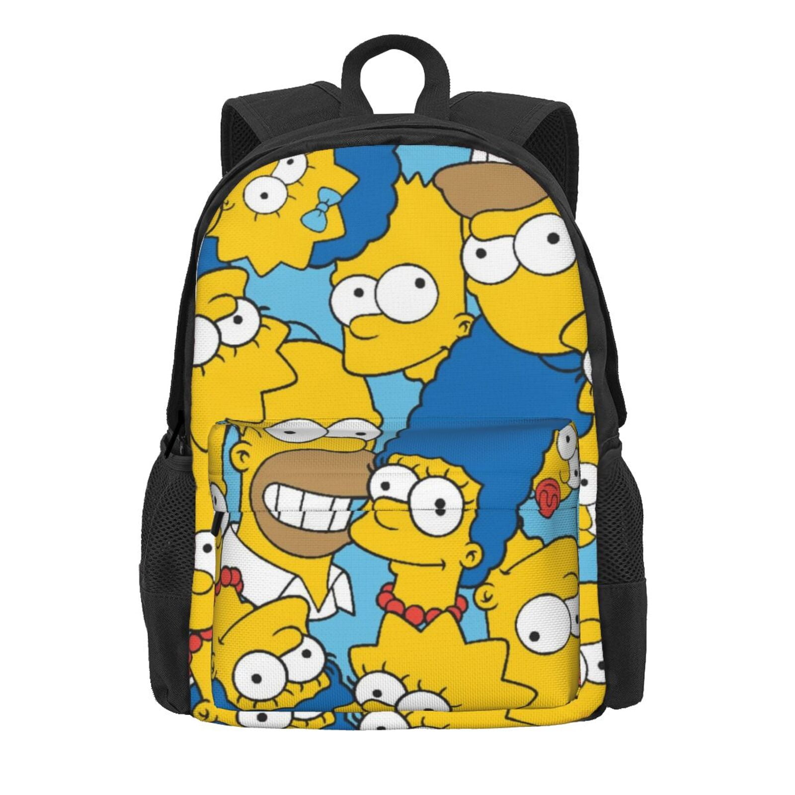 The Simpsons Head Backpack Adjustable Daypack Large Capacity School Bag ...