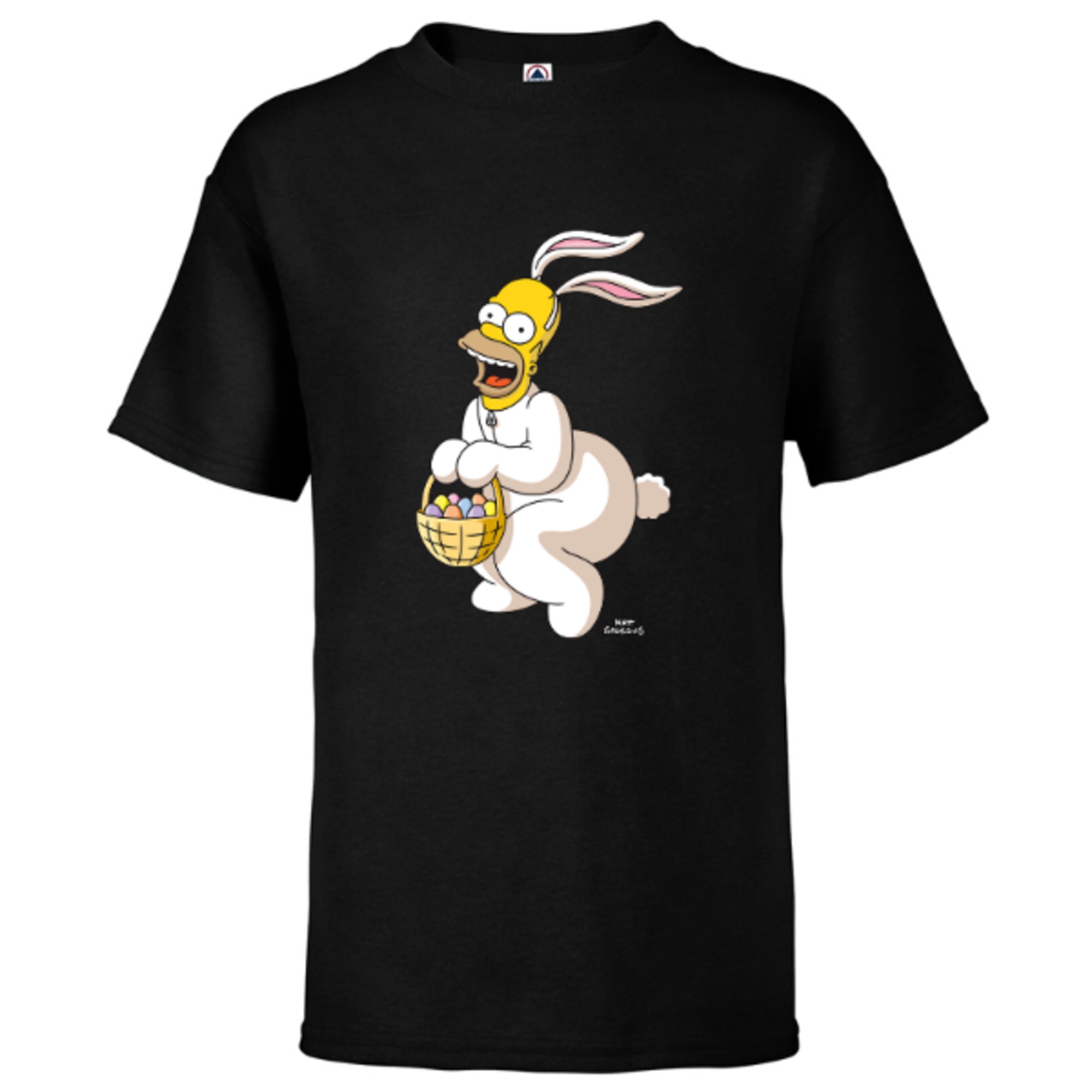 The Simpsons Homer Simpson Easter Bunny - Short Sleeve T-Shirt for Kids ...