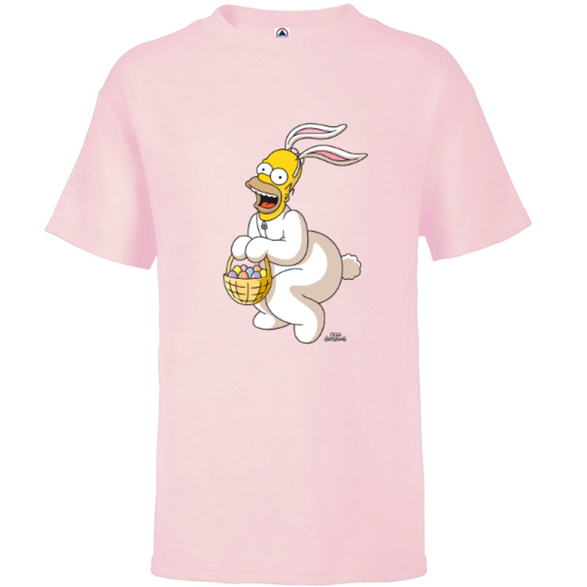 The Simpsons Homer Simpson Easter Bunny - Short Sleeve T-Shirt for Kids ...