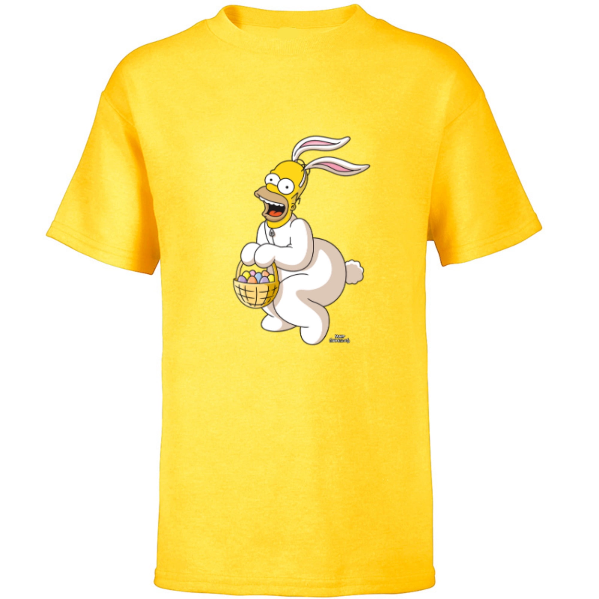 The Simpsons Homer Simpson Easter Bunny - Short Sleeve T-Shirt for Kids ...
