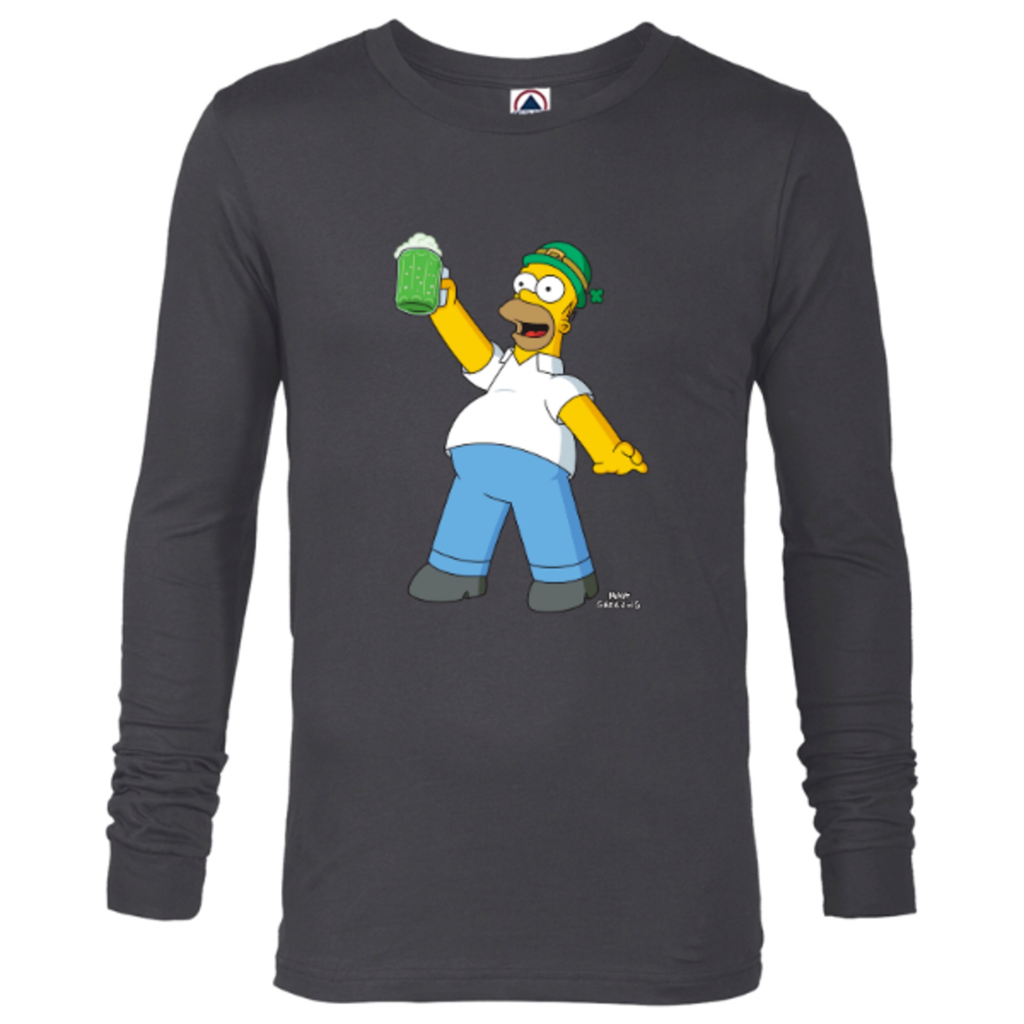 The Simpsons Homer Simpson Green Duff Beer St. Patrick's Day - Long ...