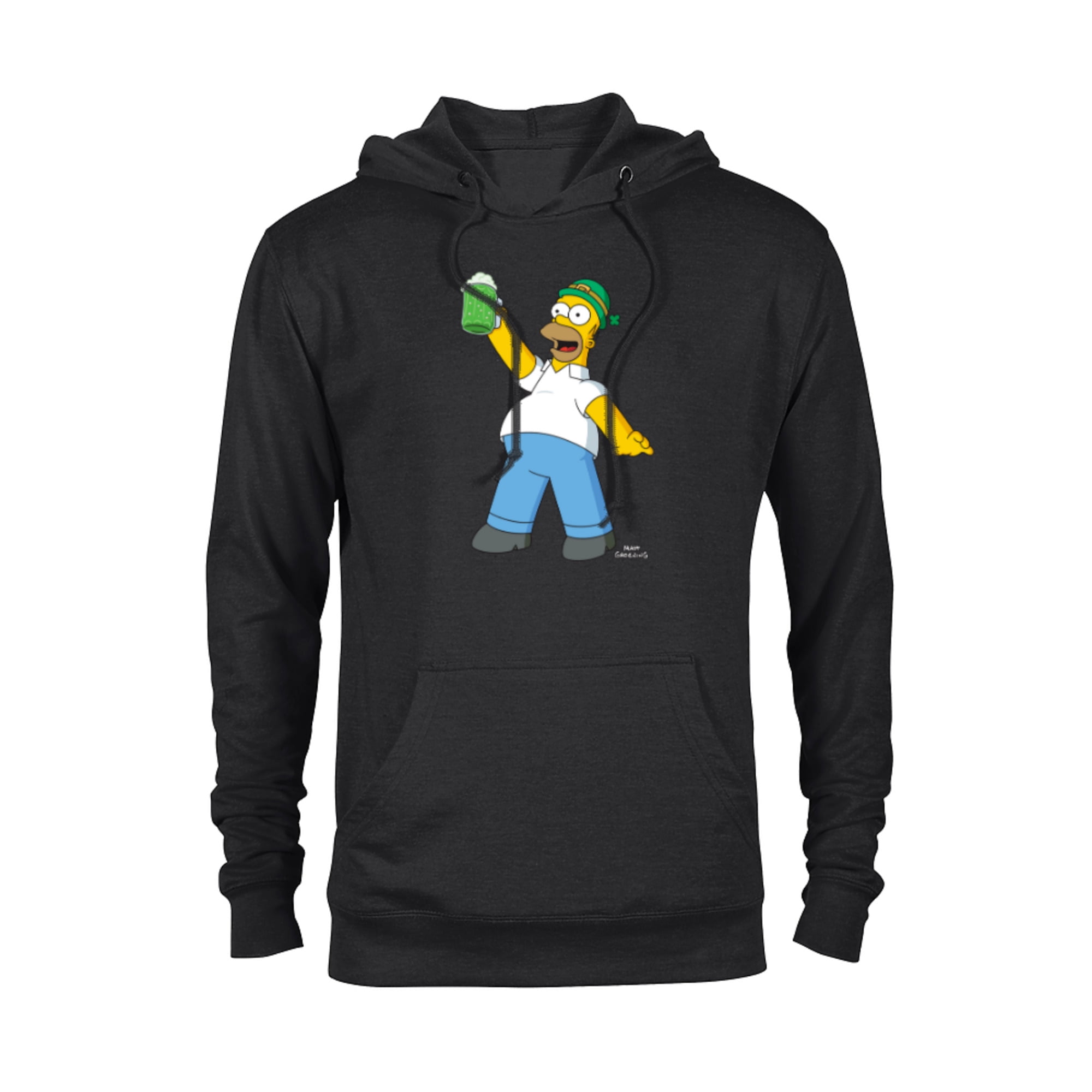 The Simpsons Homer Simpson Green Duff Beer St. Patrick's Day - Pullover ...