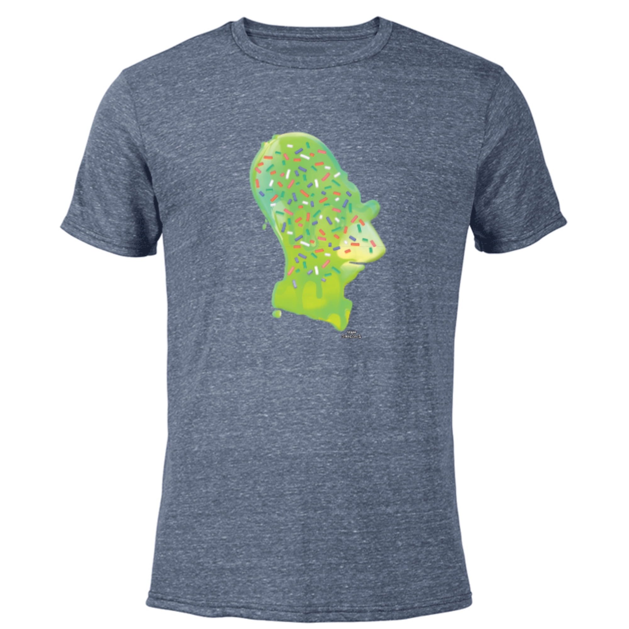 The Simpsons Homer Simpson Sprinkles Head - Short Sleeve Blended T ...