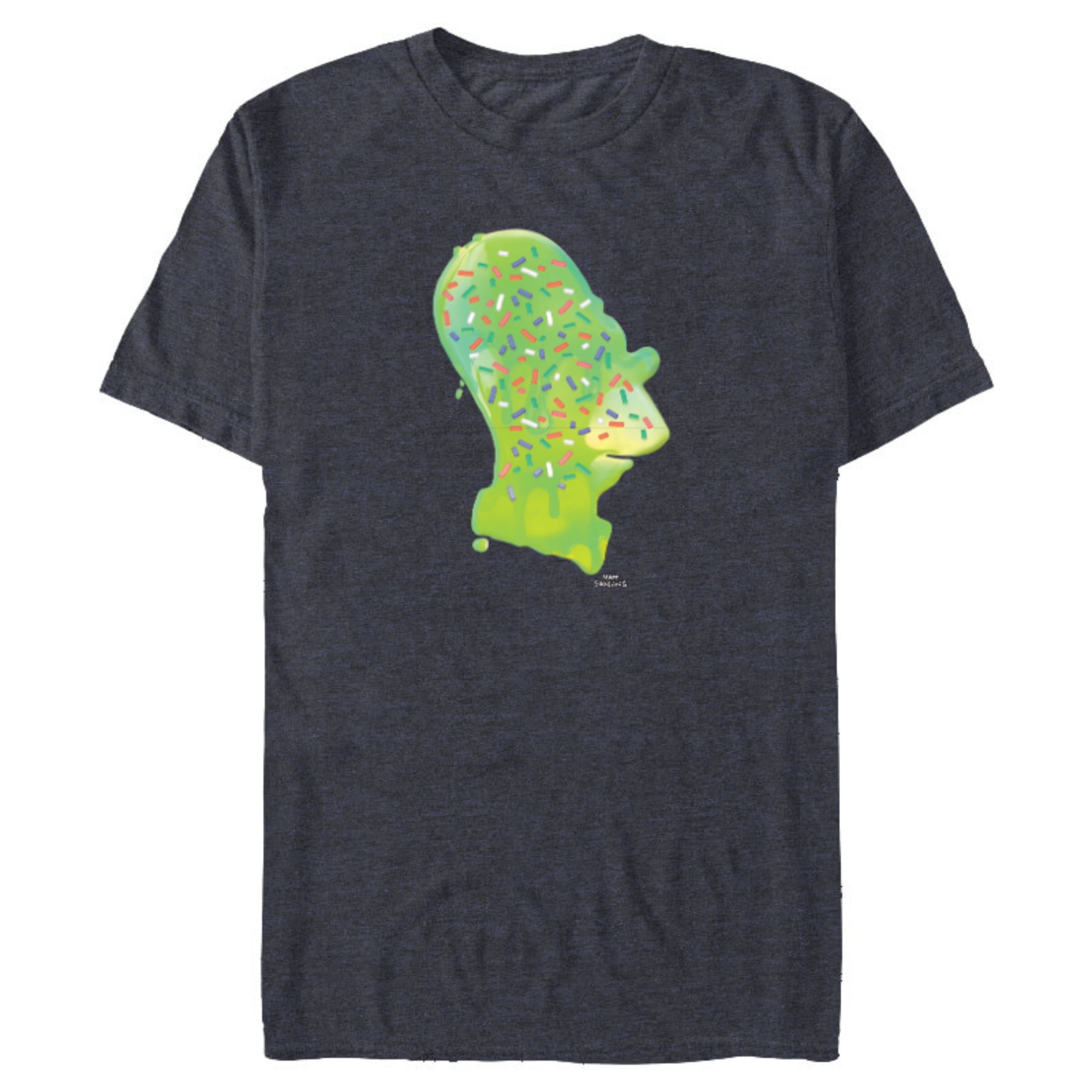 The Simpsons Homer Simpson Sprinkles Head - Short Sleeve Blended T ...
