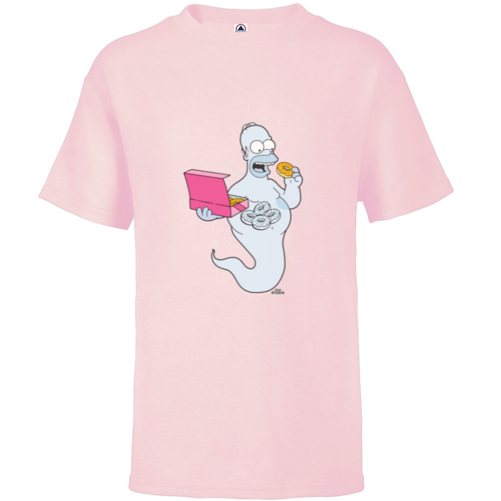 The Simpsons Homer Simson Ghost Donuts - Short Sleeve T-Shirt for Kids ...