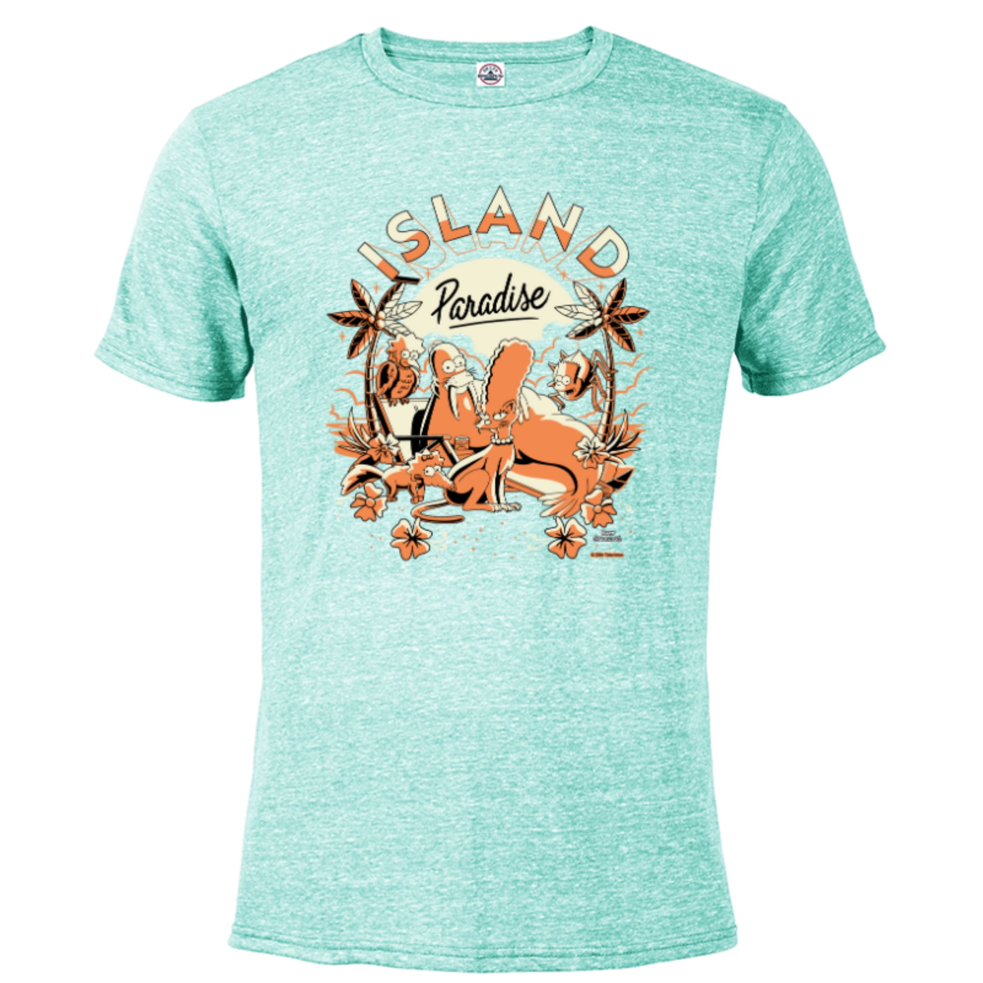 The Simpsons Island Paradise Treehouse of Horror - Short Sleeve Blended ...