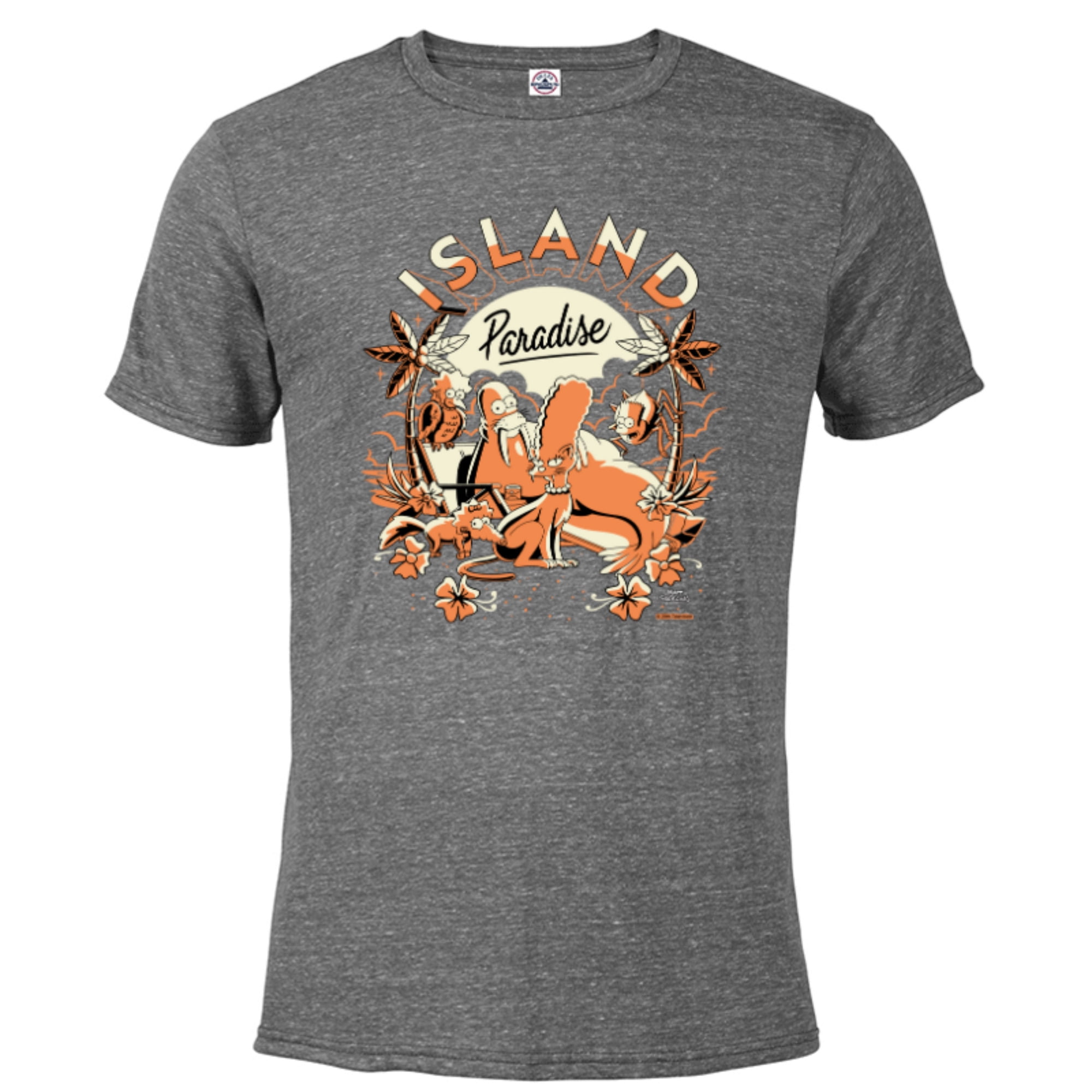 The Simpsons Island Paradise Treehouse of Horror - Short Sleeve Blended ...