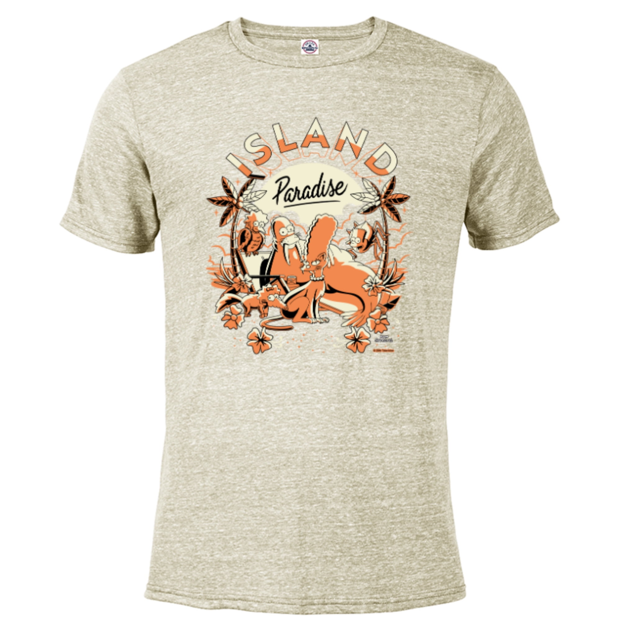 The Simpsons Island Paradise Treehouse of Horror - Short Sleeve Blended ...