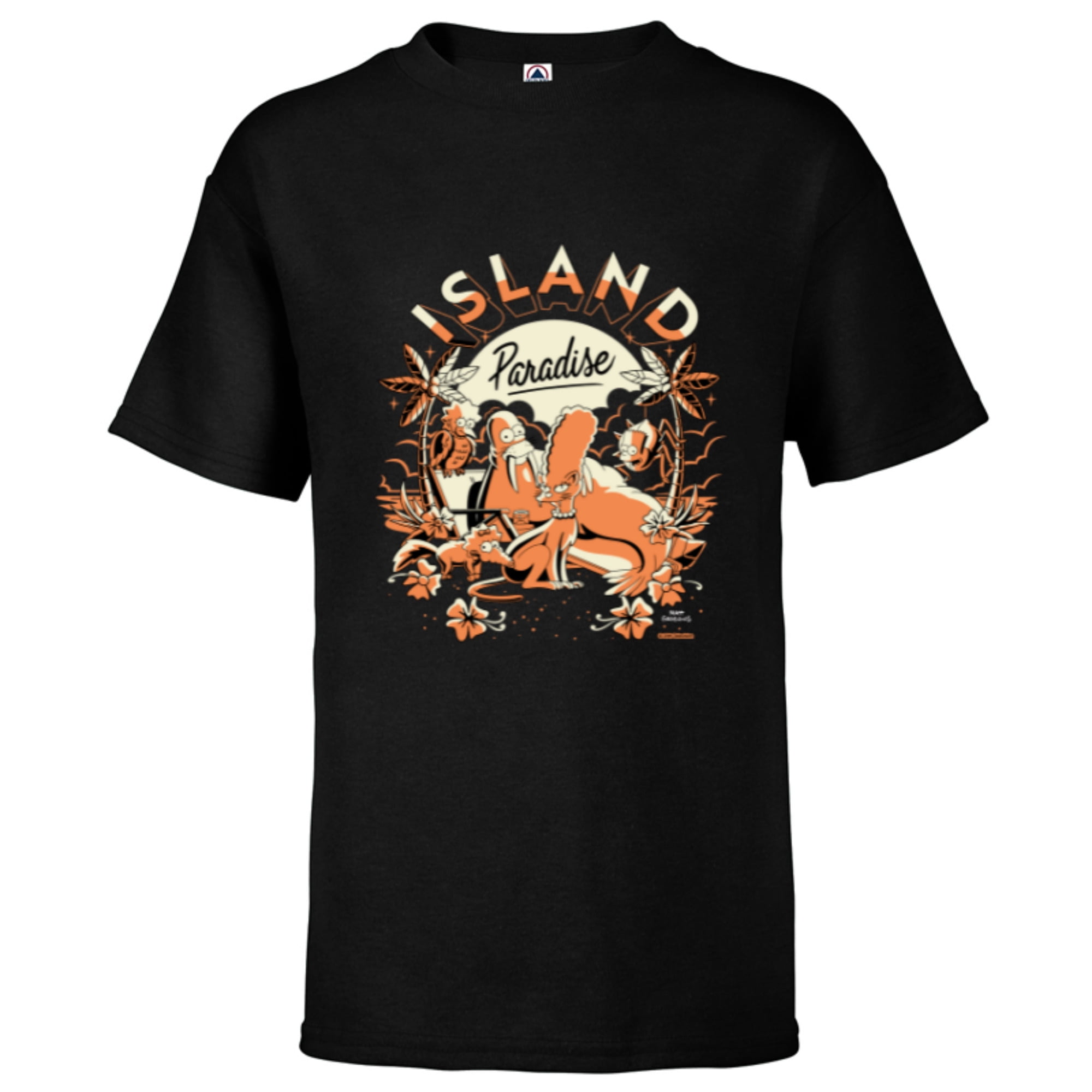 The Simpsons Island Paradise Treehouse of Horror - Short Sleeve T-Shirt ...