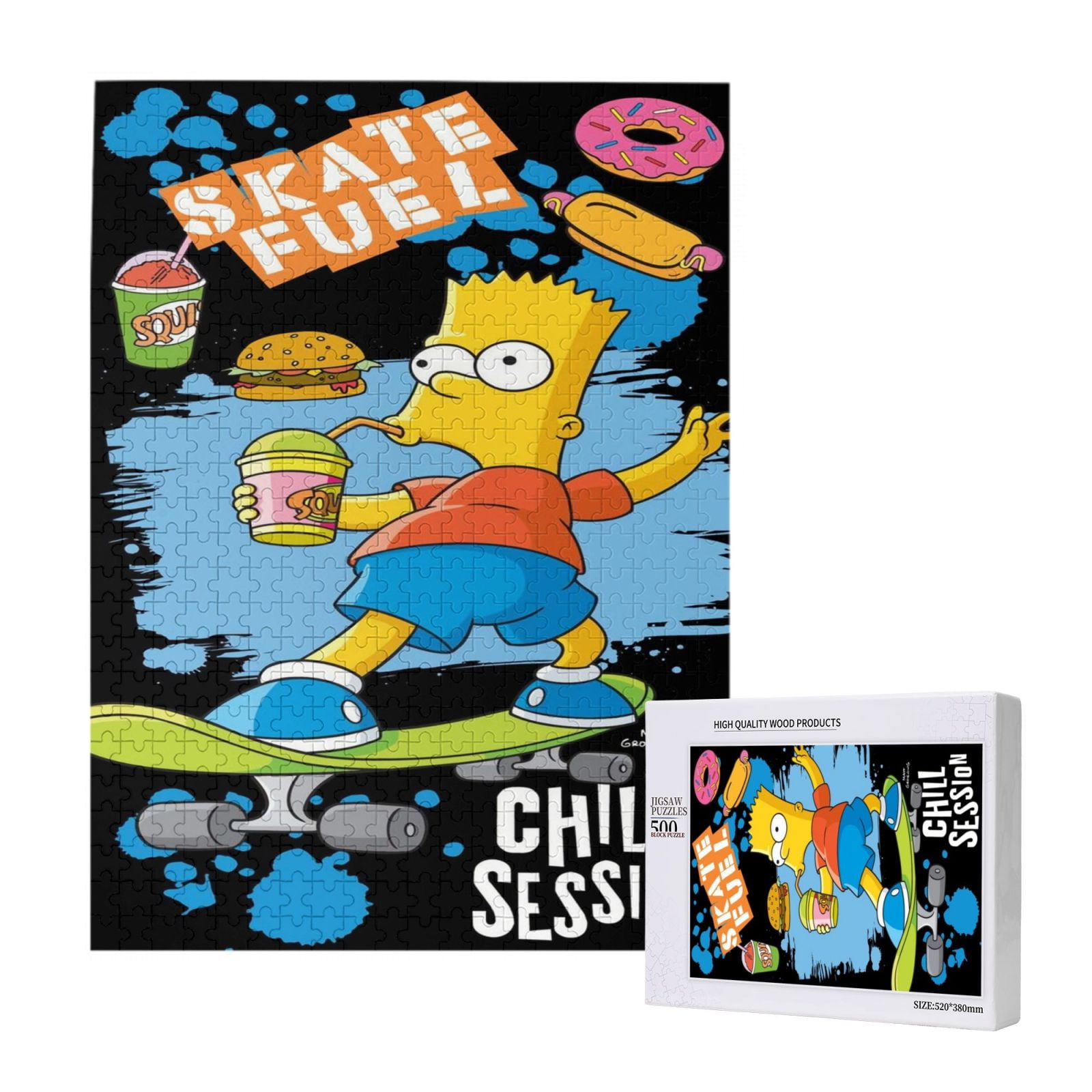 The Simpsons Jigsaw Puzzle Interactive Brain Teaser Board Game for ...