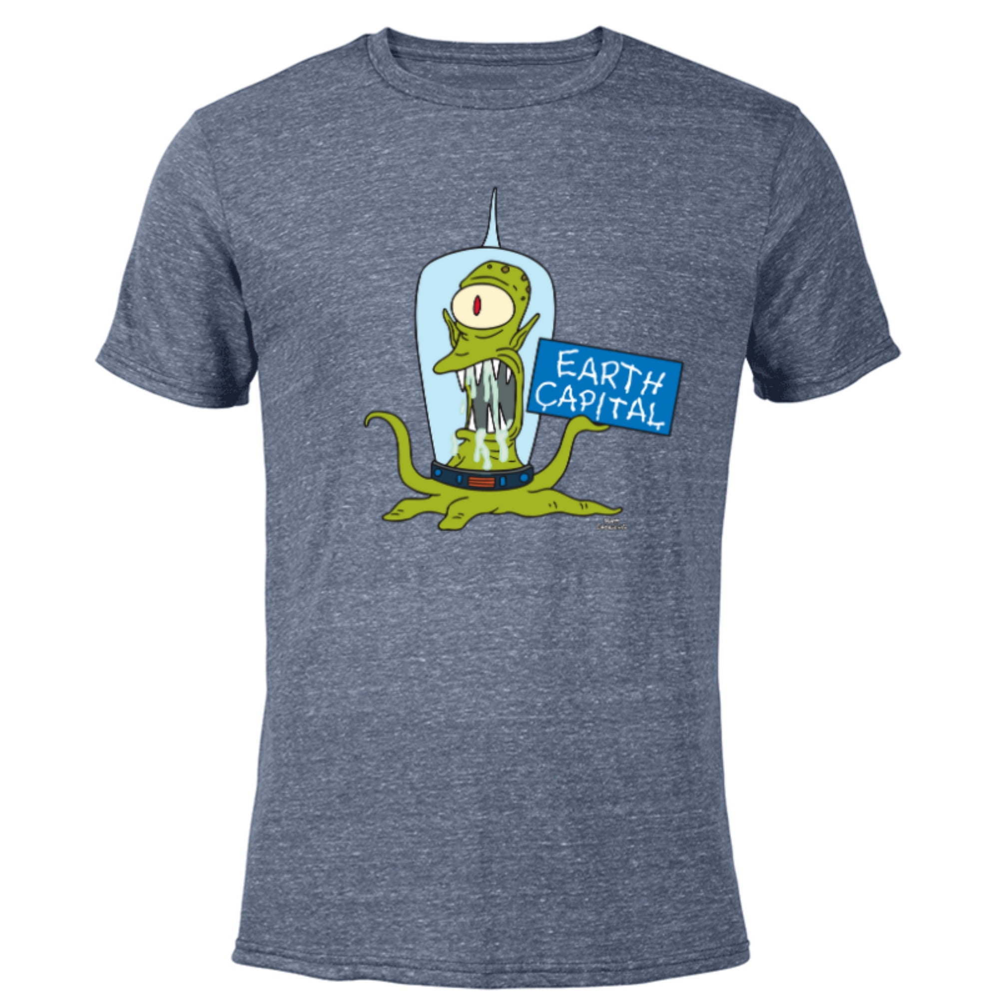 The Simpsons Kang and Kodos Earth Capital - Short Sleeve Blended T ...