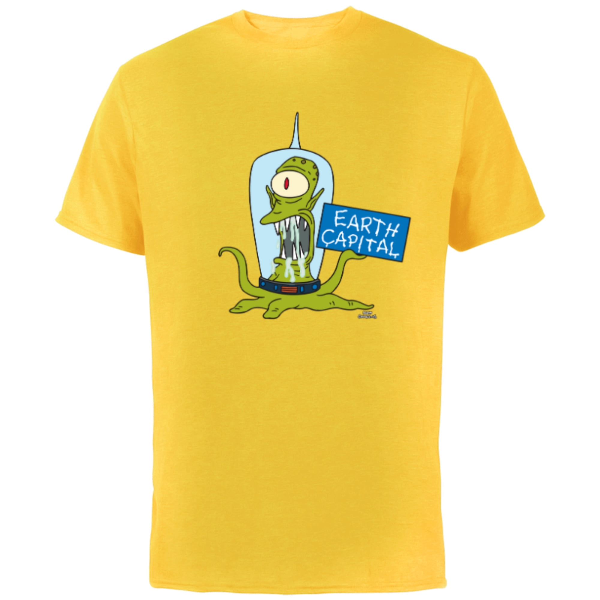 The Simpsons Kang and Kodos Earth Capital - Short Sleeve Cotton T-Shirt ...