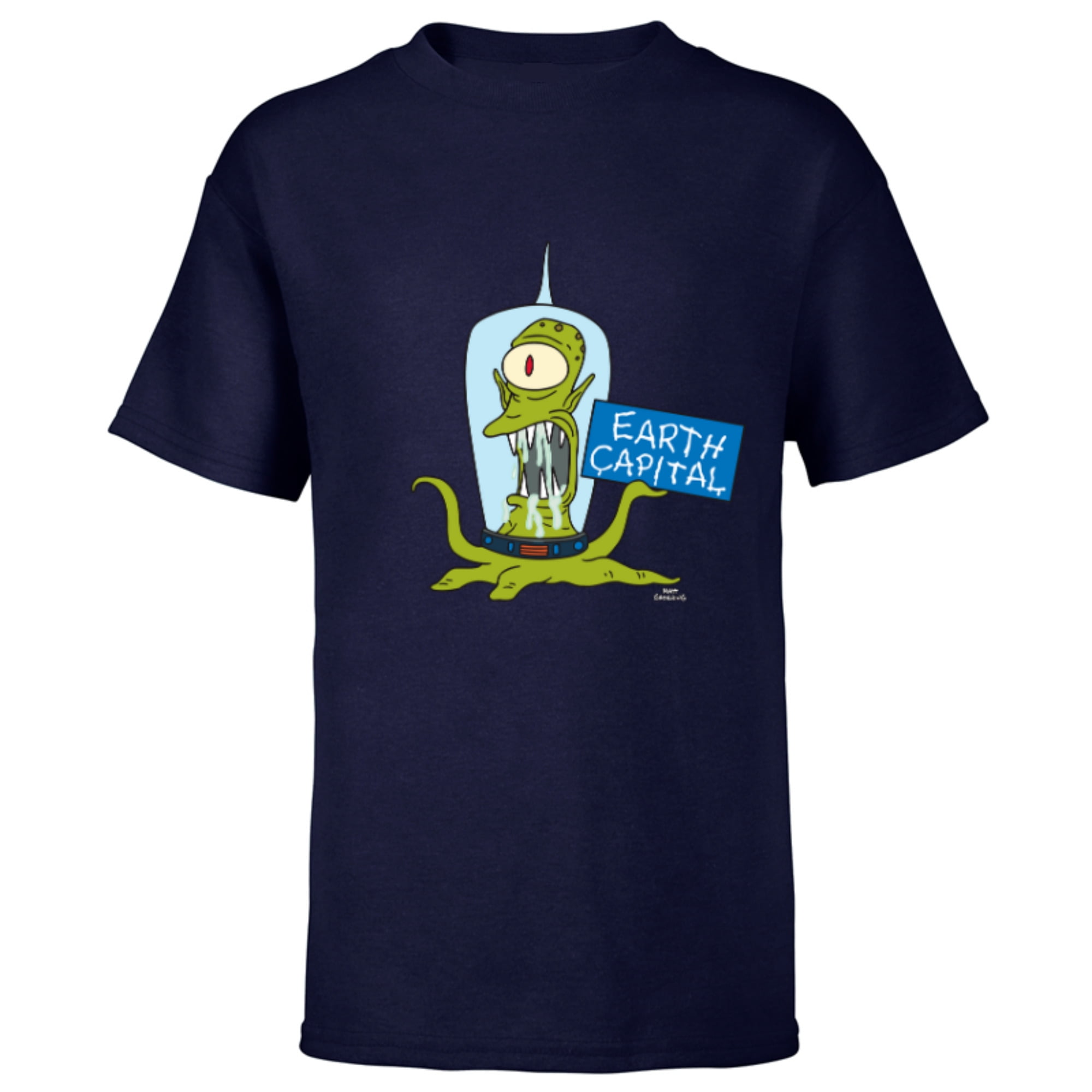 The Simpsons Kang and Kodos Earth Capital - Short Sleeve T-Shirt for ...