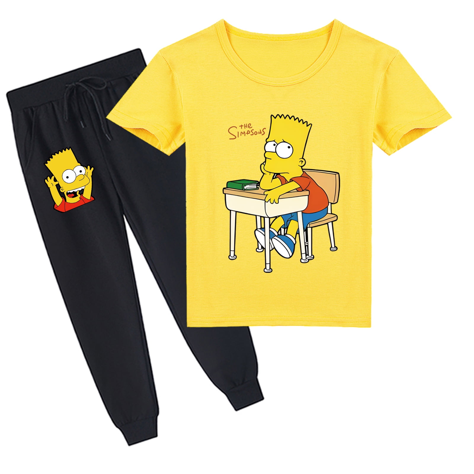 The Simpsons Kids' Summer Collection Gem: Crew Neck Short Sleeve T ...