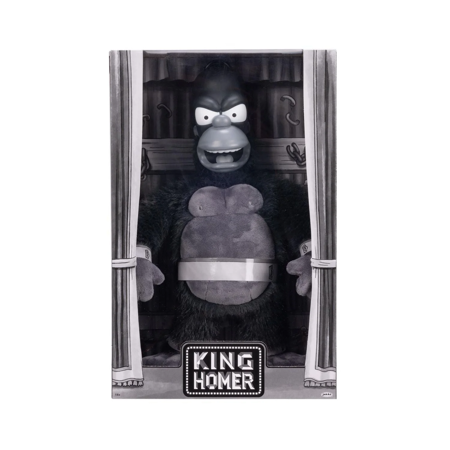 The Simpsons King Homer Plush - Walmart.com