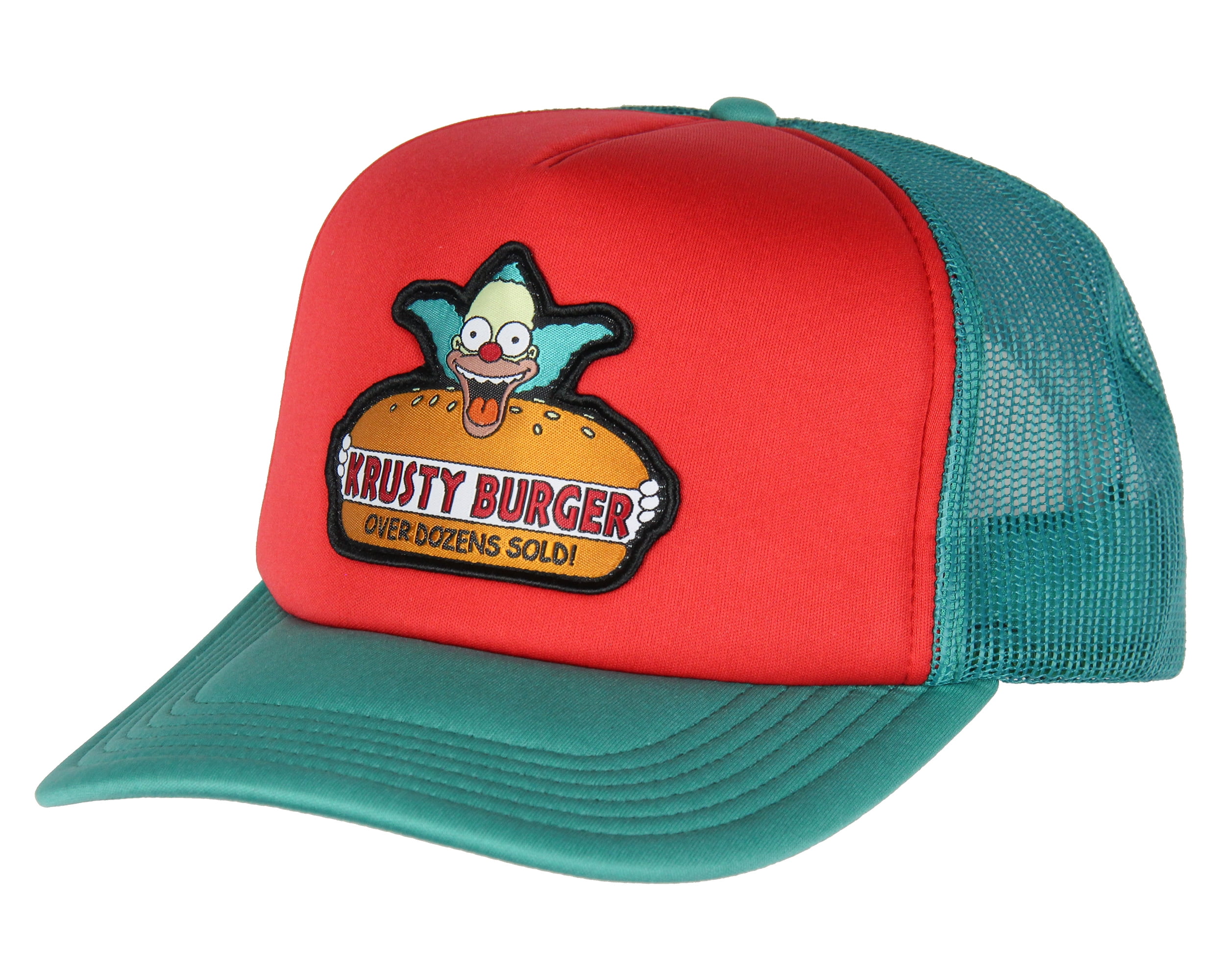 The Simpsons Krusty Burger Dozens Sold Embroidered Adult Mesh Back ...