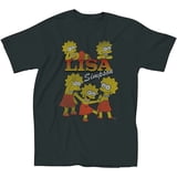 The Simpsons Ladies Dye Shirt - Lisa, Bart and Homer Simpson Tee Tie ...