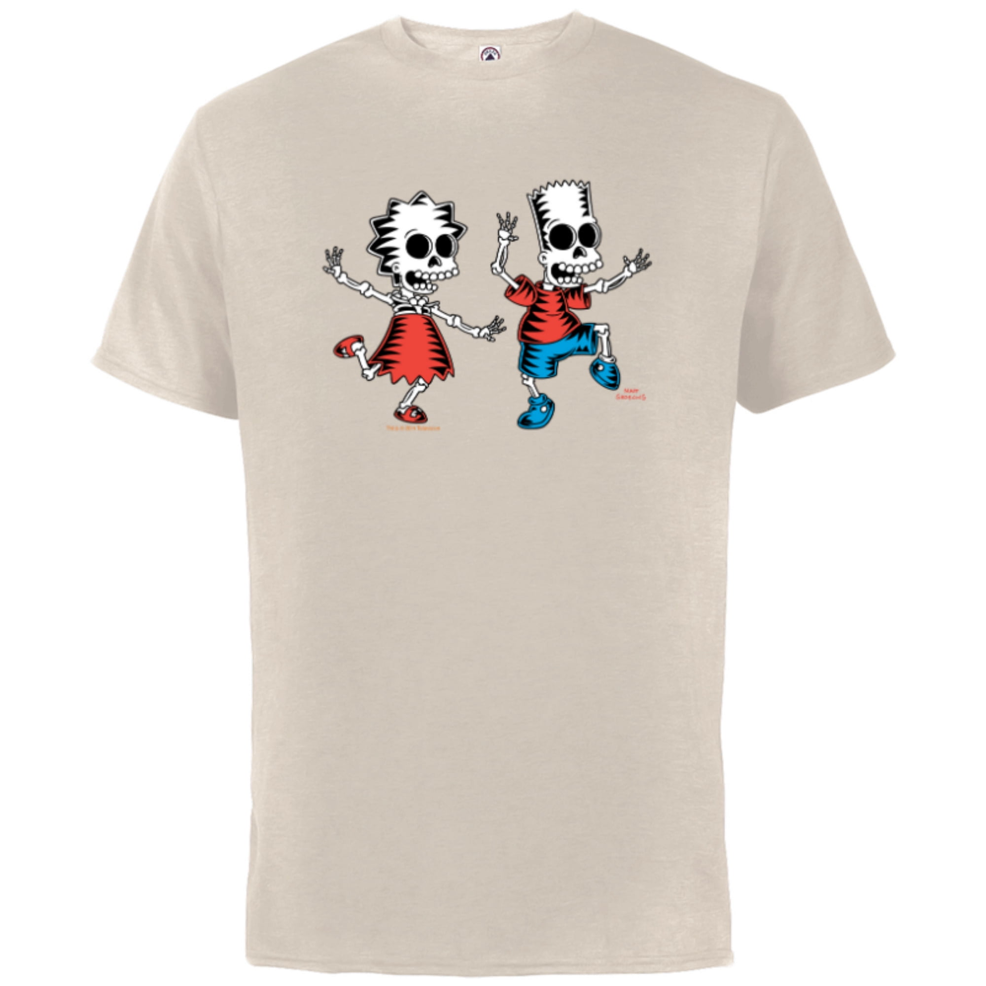The Simpsons Lisa & Bart Spooky Skeletons Halloween - Short Sleeve ...