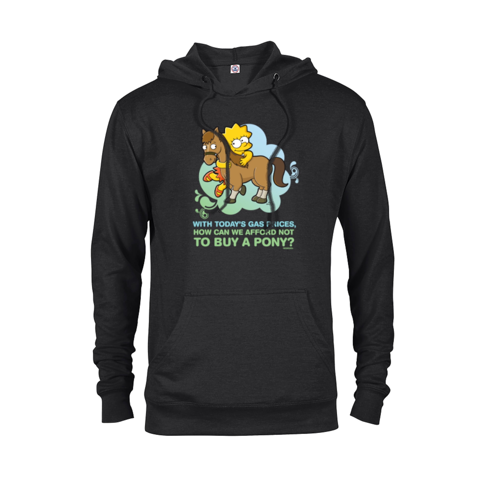 The Simpsons Lisa Simpson Buy a Pony Retro - Pullover Hoodie for Adults ...