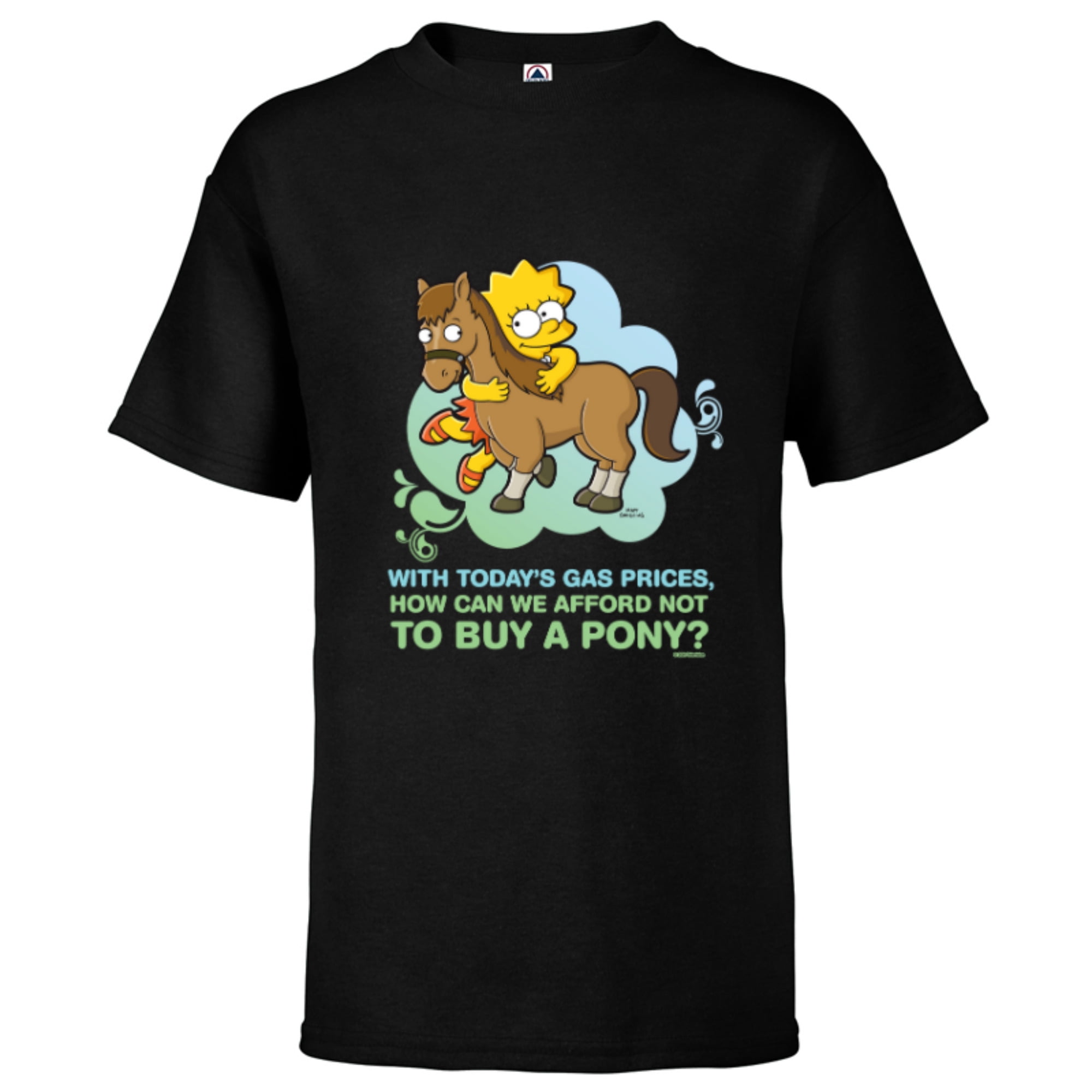 The Simpsons Lisa Simpson Buy a Pony Retro - Short Sleeve T-Shirt for ...