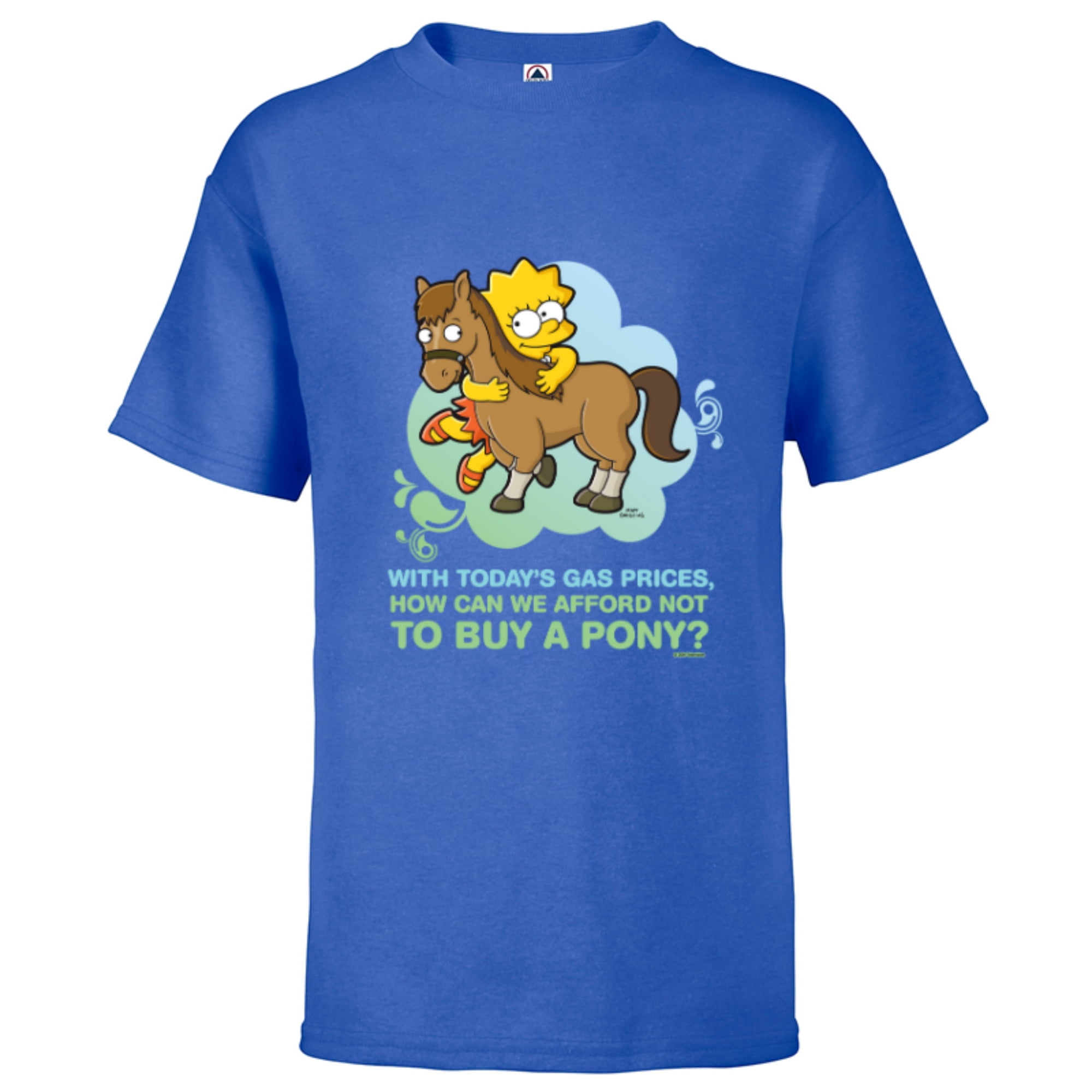 The Simpsons Lisa Simpson Buy a Pony Retro - Short Sleeve T-Shirt for ...