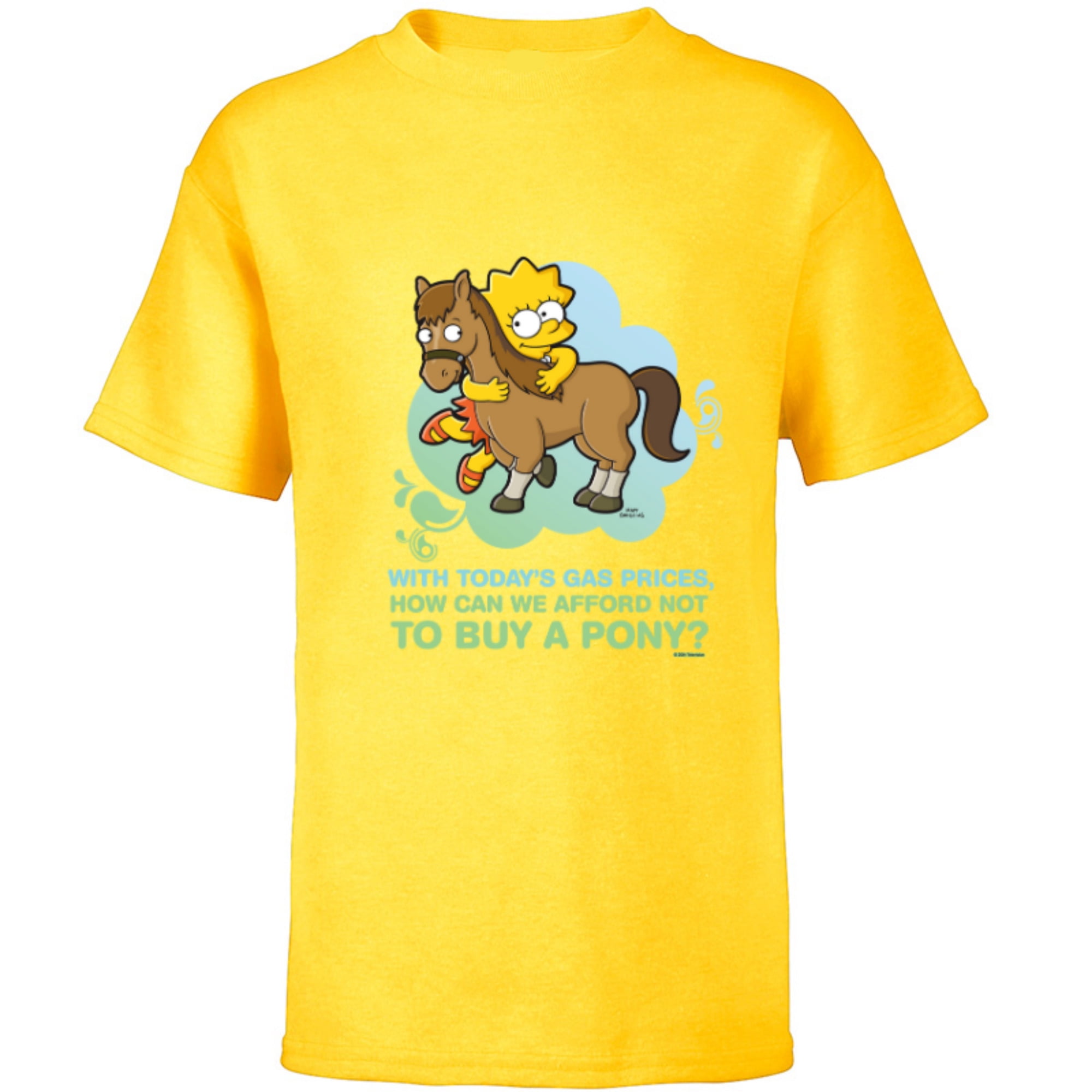 The Simpsons Lisa Simpson Buy a Pony Retro - Short Sleeve T-Shirt for ...