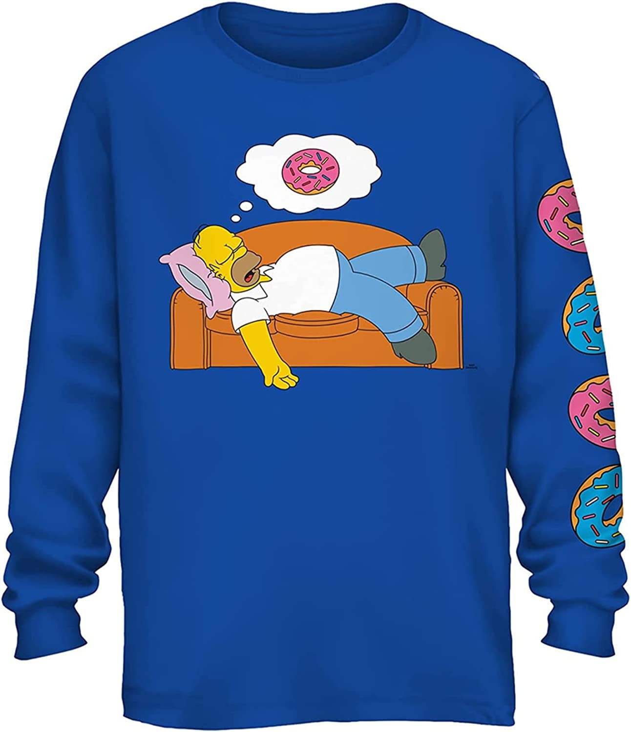 The Simpsons Long Sleeve Shirt Krusty The Clown, Lisa, Bart, Homer Long ...