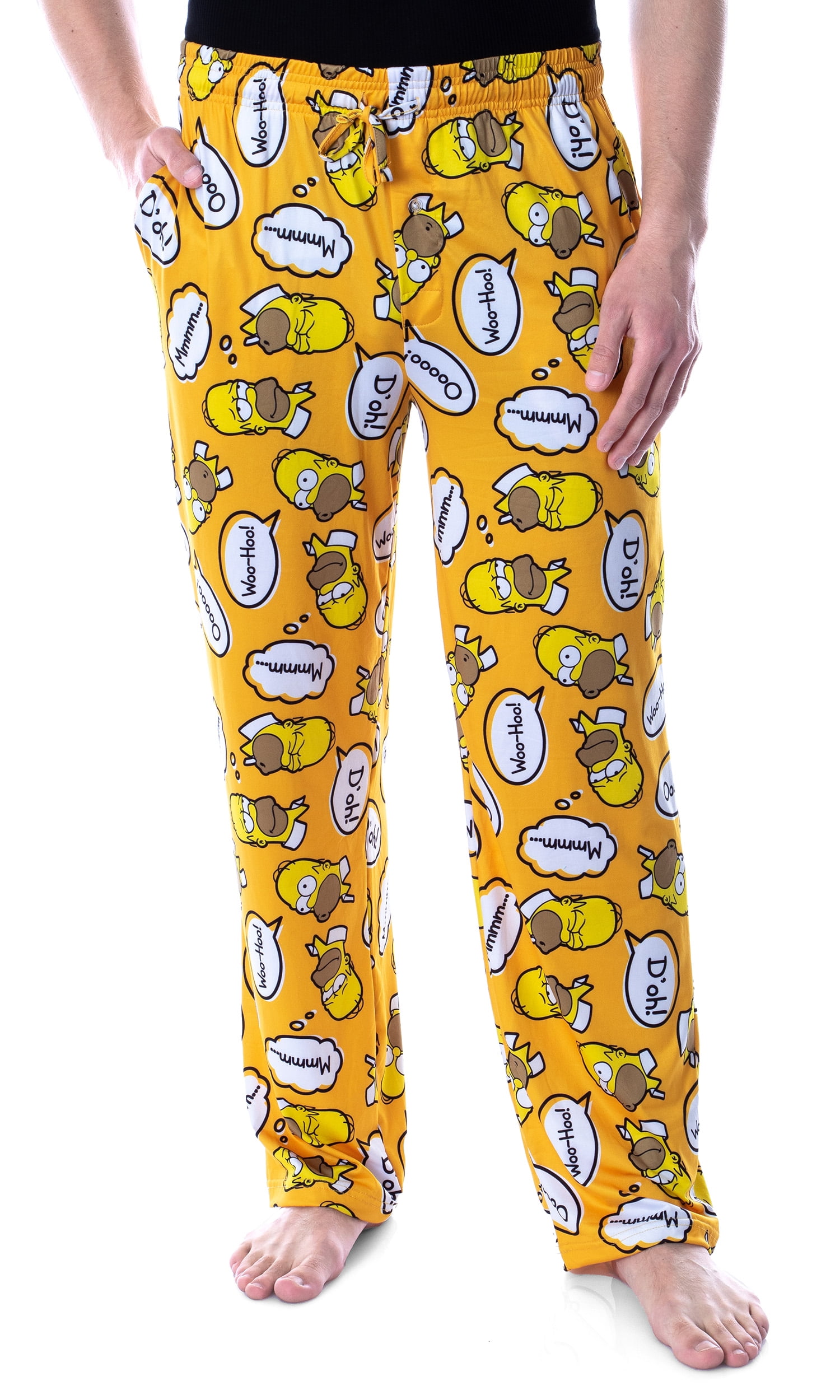 The Simpsons Men's Homer Simpson Bubble Thoughts Adult Loungewear Sleep ...