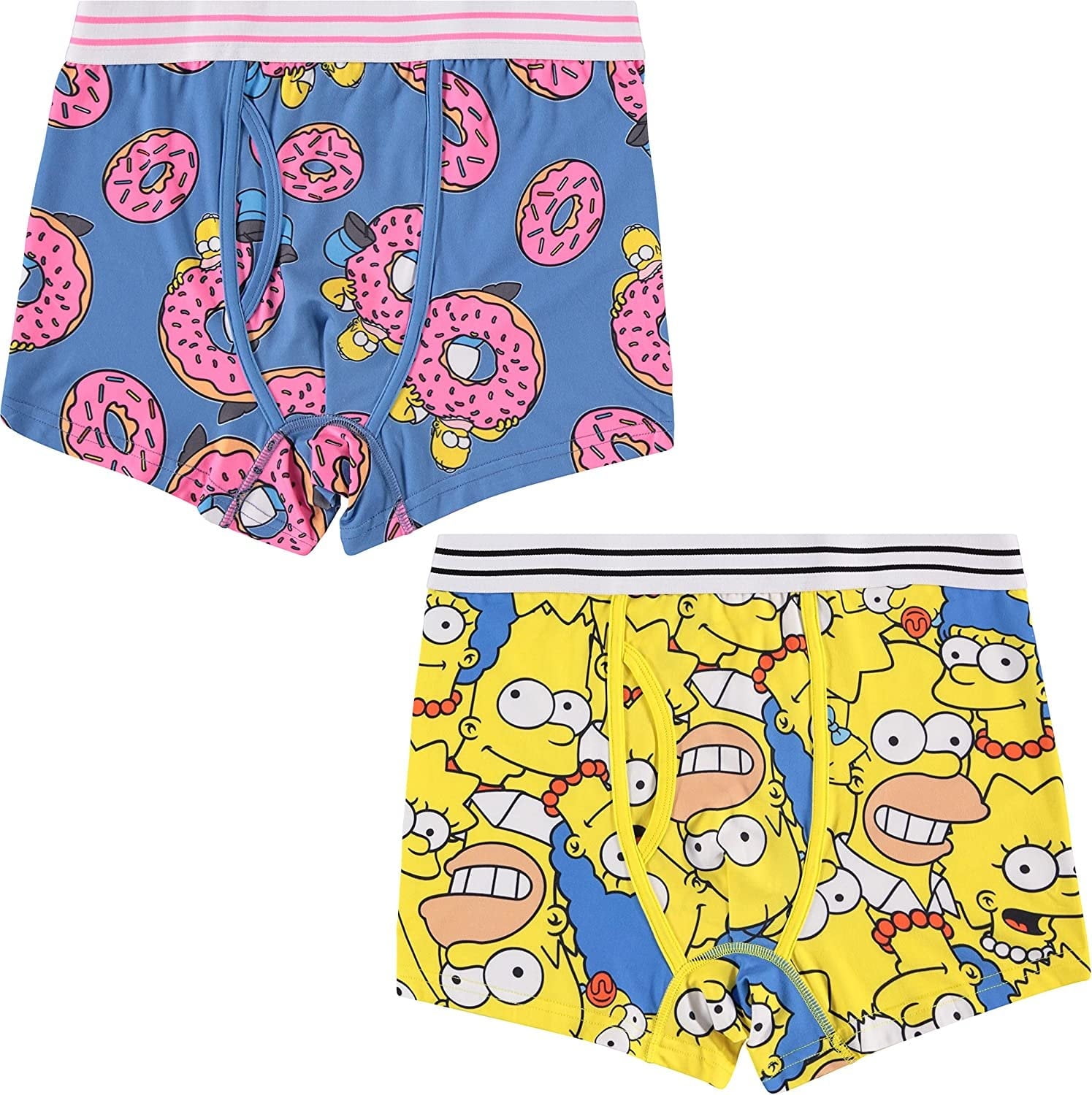 The Simpsons Men’s Boxer Briefs, 2 Piece Set Homer Simpson Underwear ...